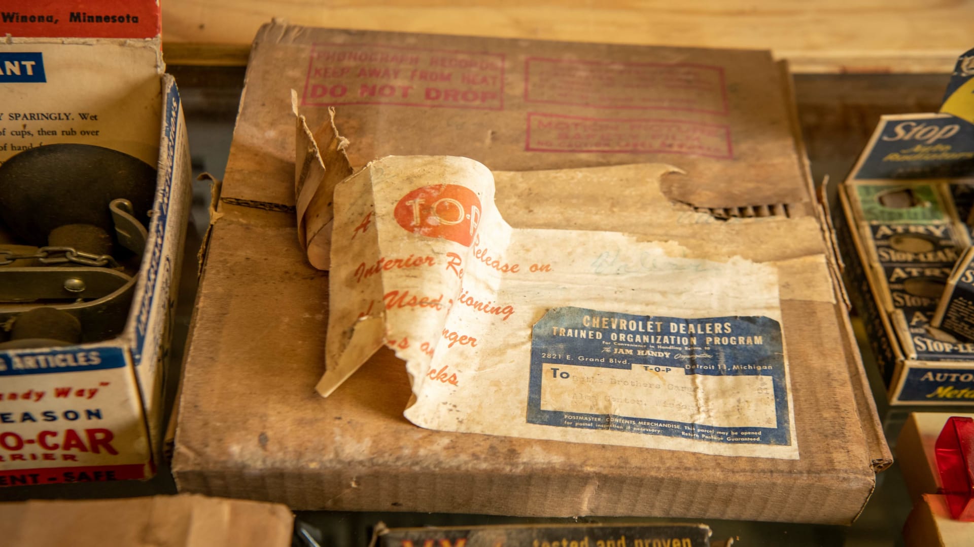 Assorted Automotive Memorabilia at Elmer's Auto & Toy Museum Collection ...