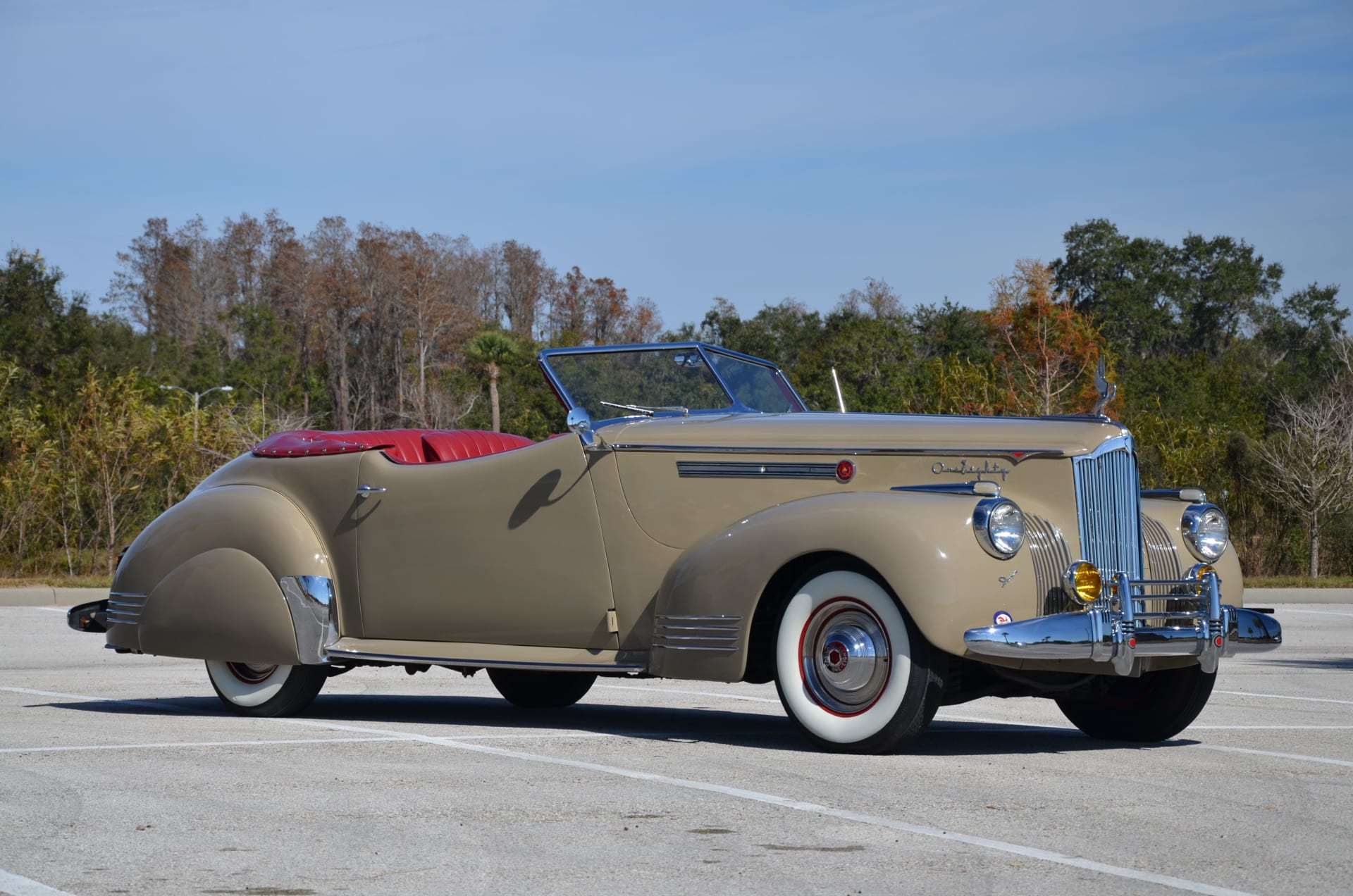 1941 Packard Darrin 180 Convertible Victoria at Kissimmee 2012 as S122 ...