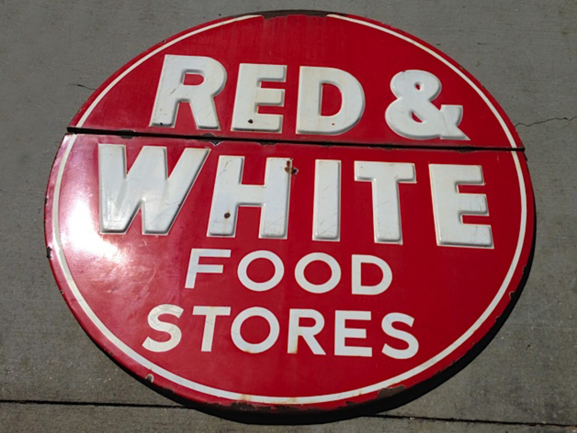 Red And White Food Store Sign SSP 59in at Kissimmee 2014 as M458 ...