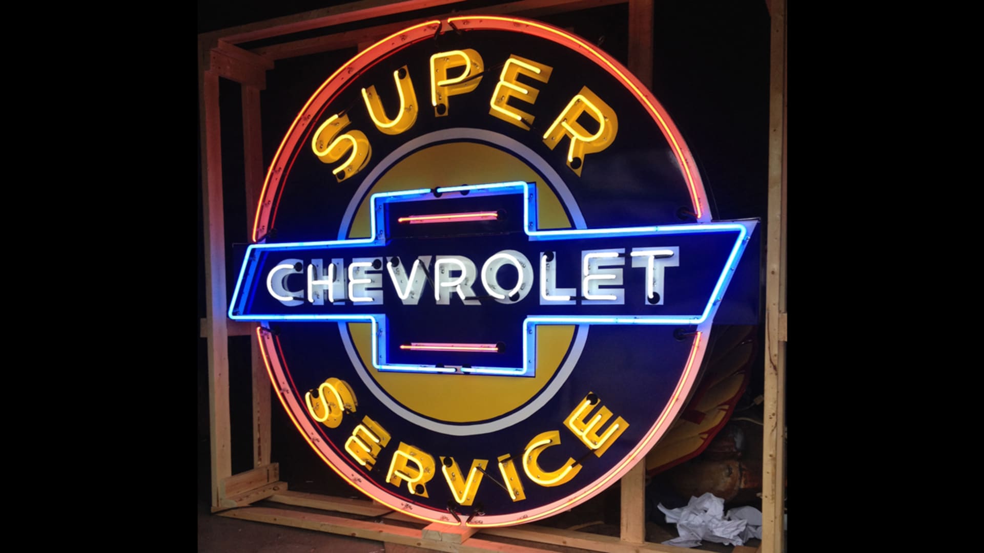 Chevrolet Dealership Neon Sign SSPN 8ftx7ft at Kissimmee 2015 as Z744 ...