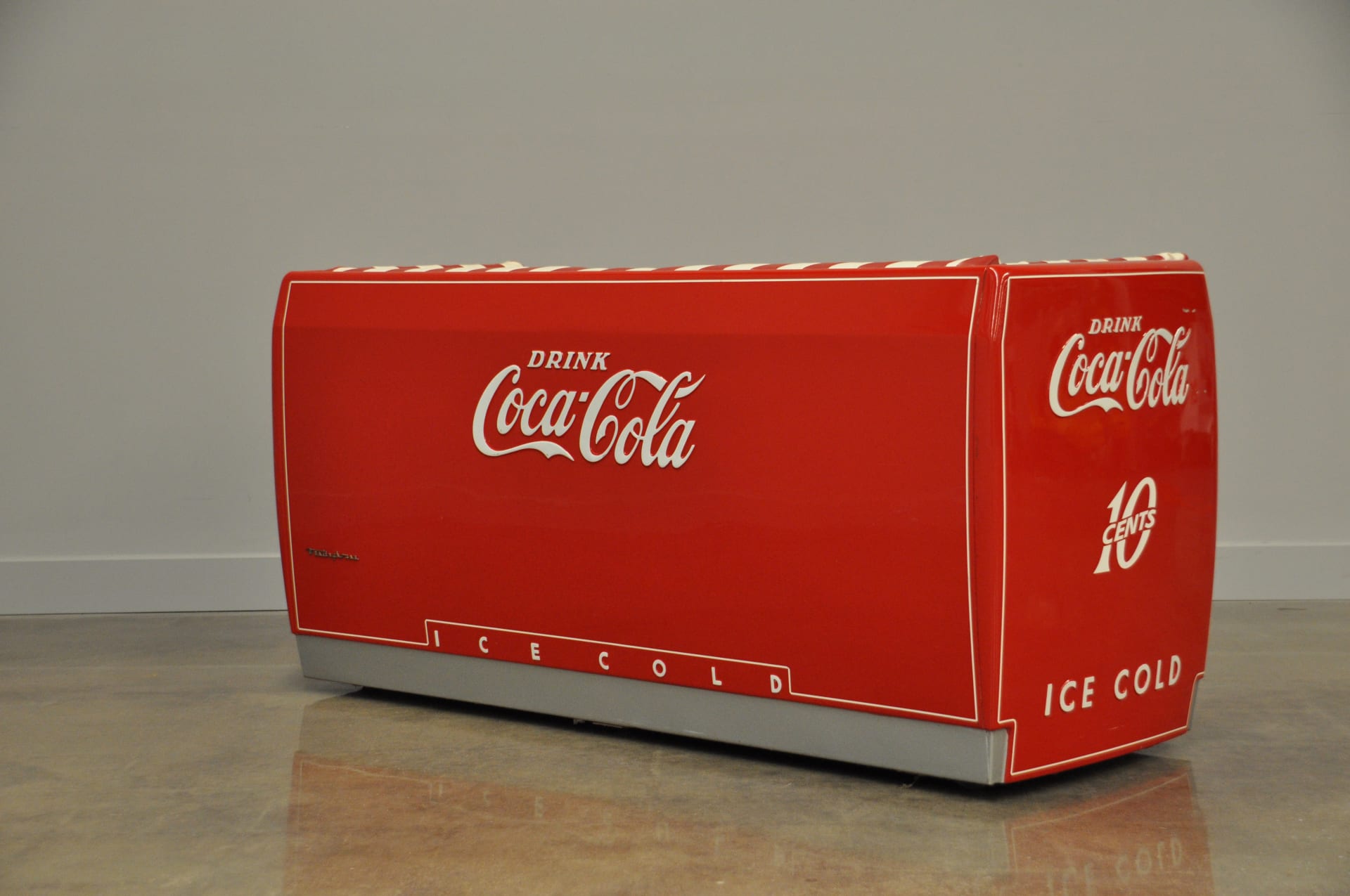 Coca-Cola Cooler Couch 72x35x28 at Kissimmee 2015 as M82 - Mecum Auctions