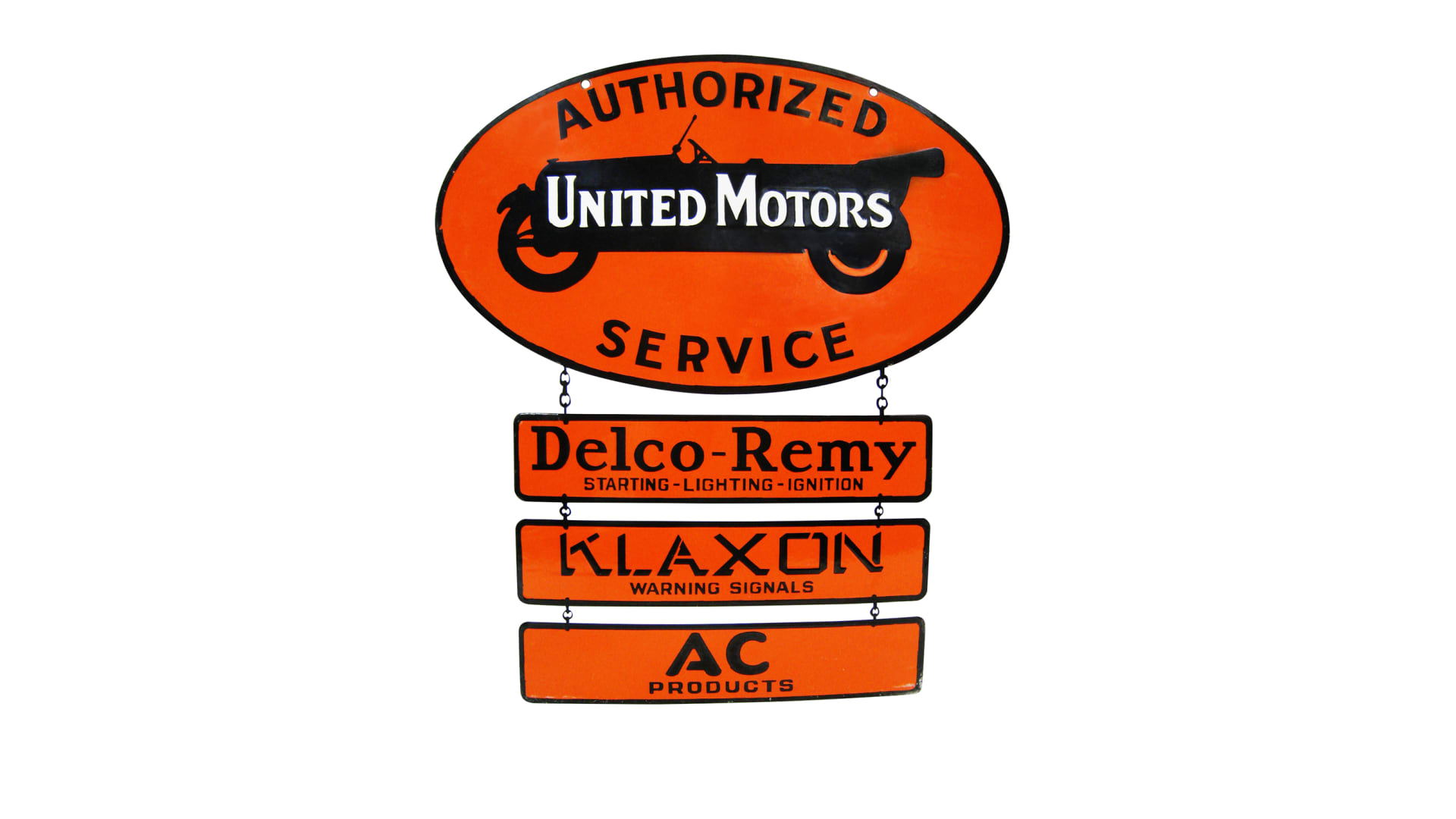 United Motors Hanging Sign DSP 18x21 at Kissimmee 2016 as Z418 - Mecum ...
