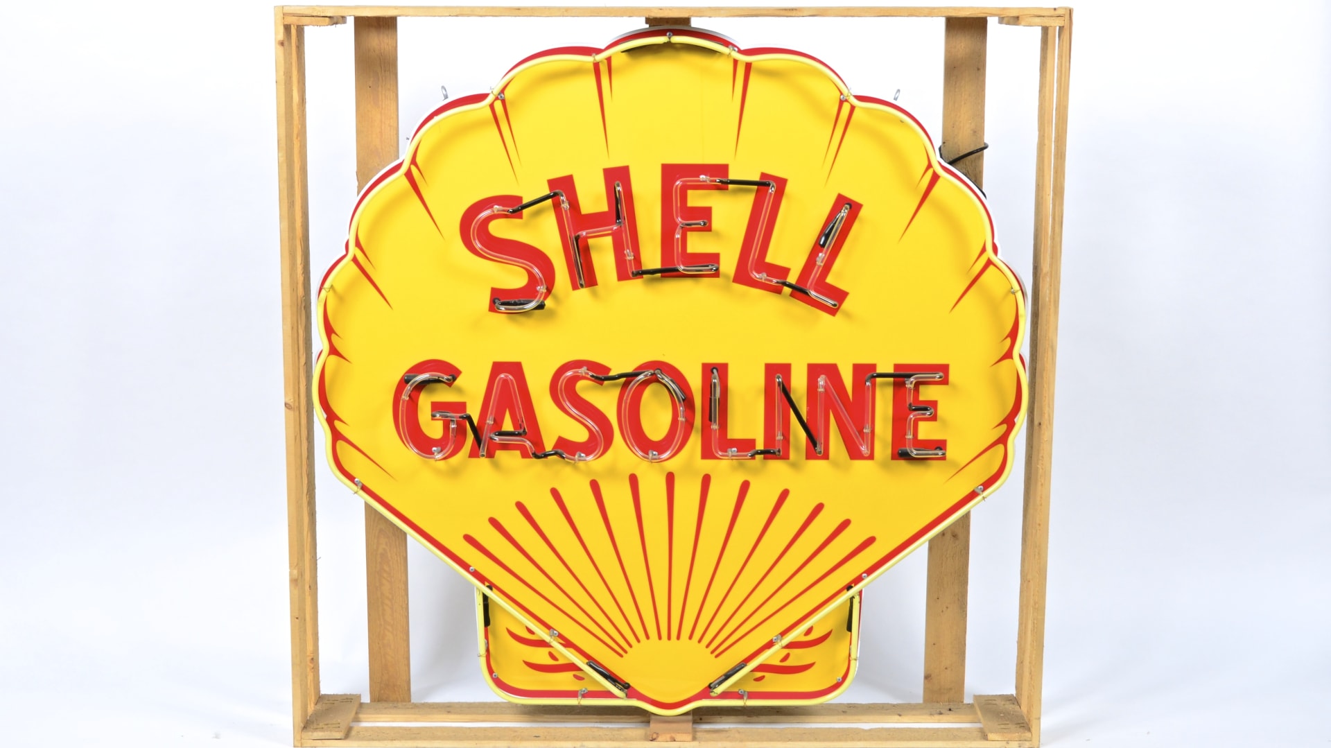 Shell Pecten Neon Sign SSTN 57x57x9 at Kissimmee 2016 as M251 - Mecum ...