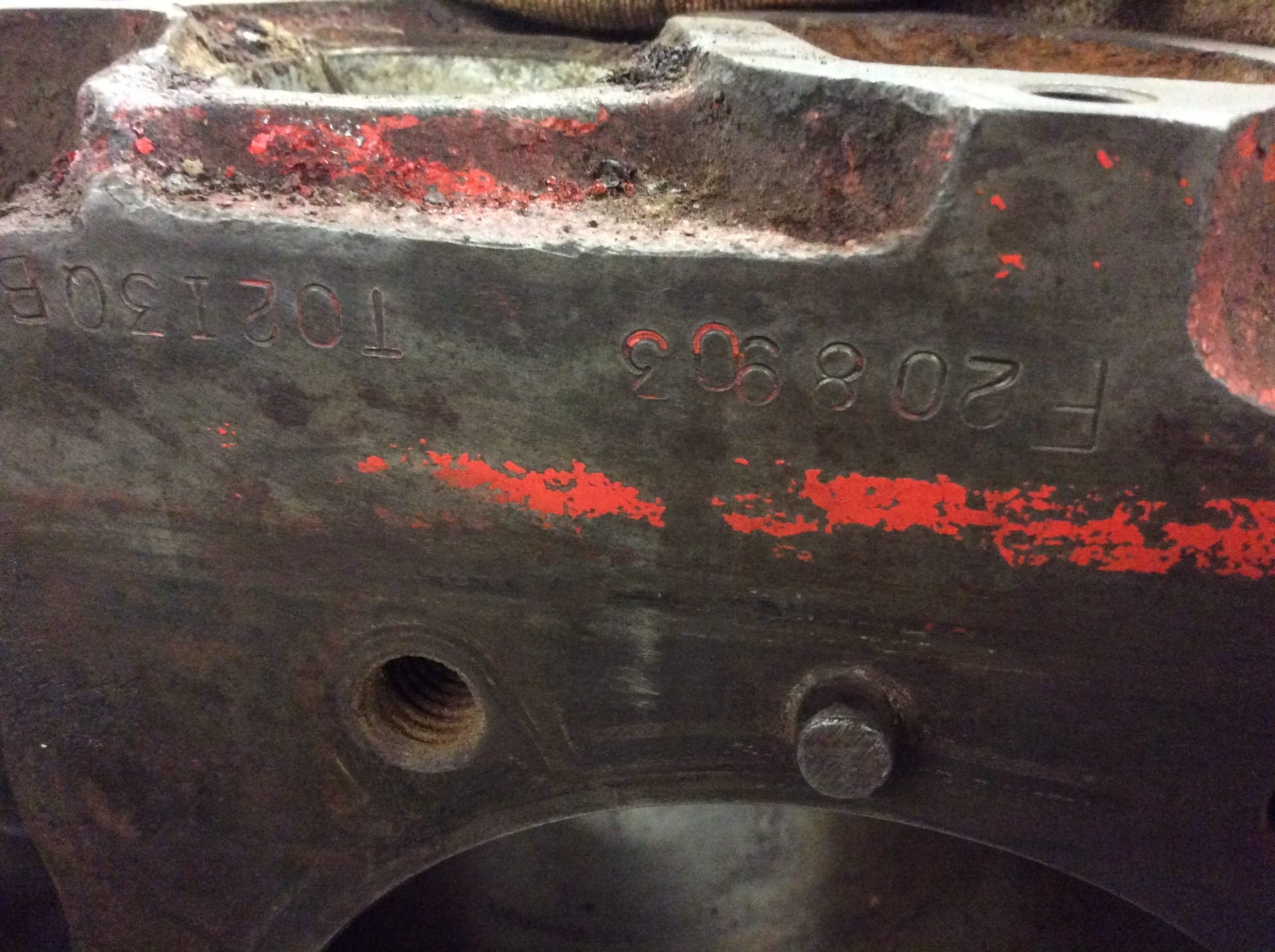 Chevrolet 409/409 HP QB-Code Engine Block at Kissimmee 2017 as Q82 ...