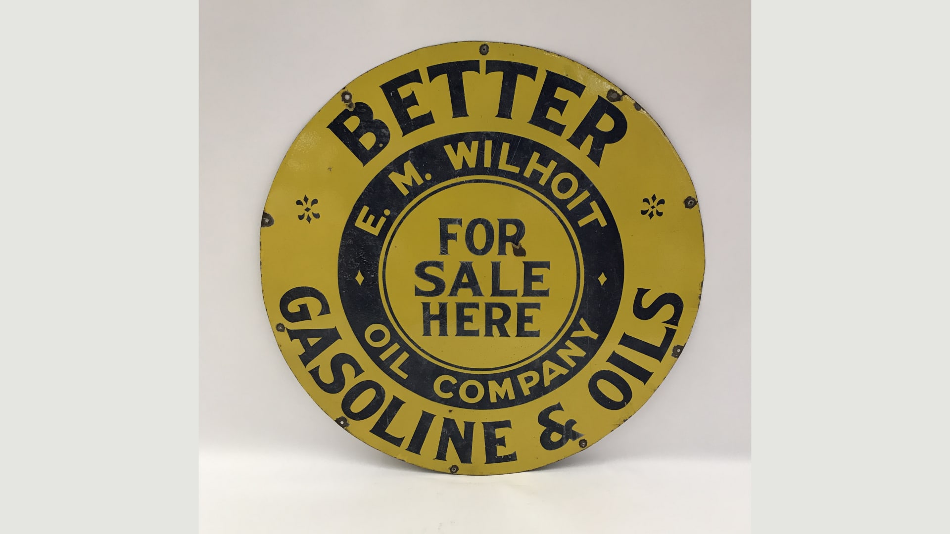 Better Gasoline & Oils Sign DSP 36 Inches Round at Kissimmee 2018 as ...