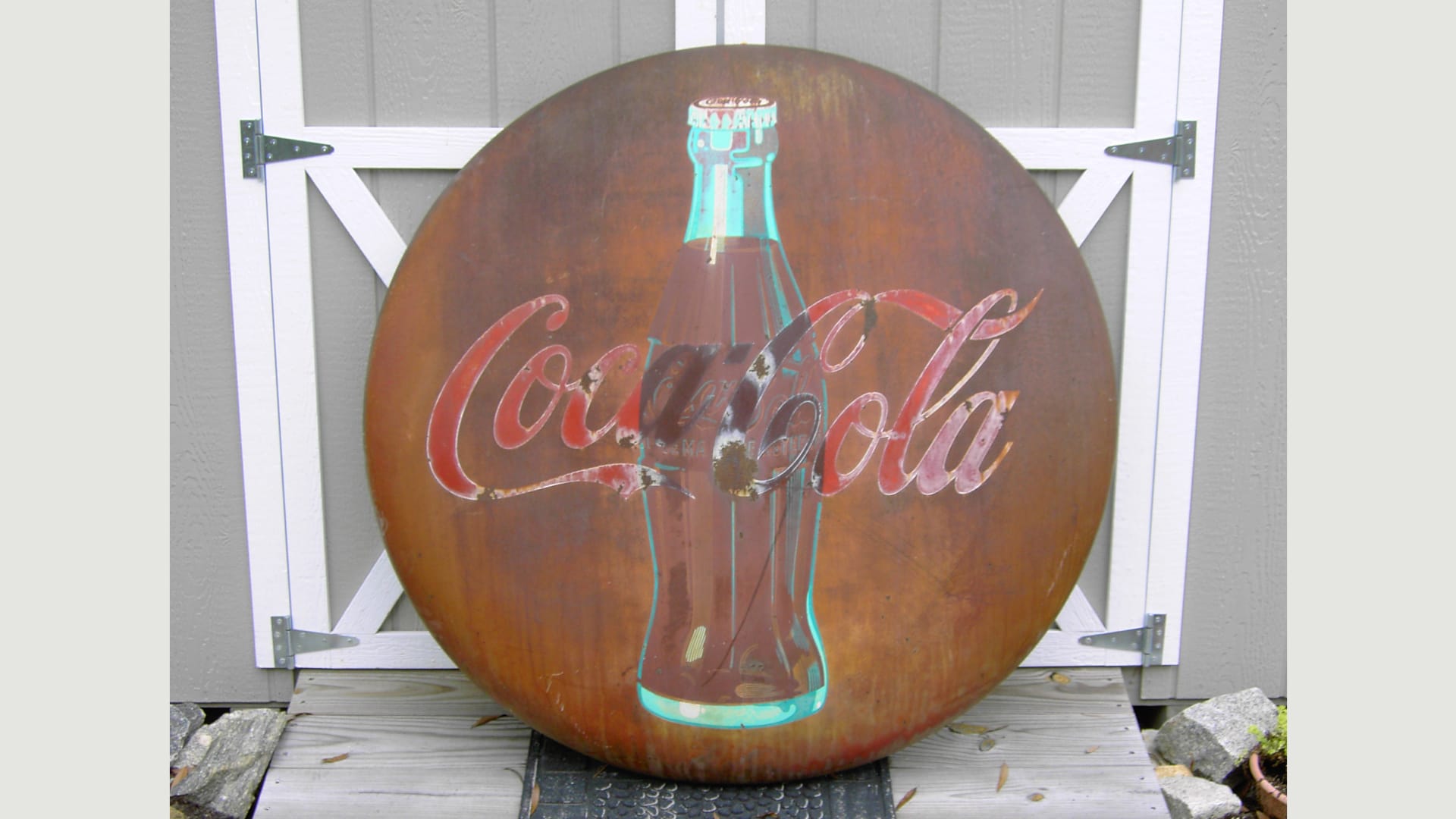Coca Cola Original Button Sign 48 Inches Round at Kissimmee 2018 as ...