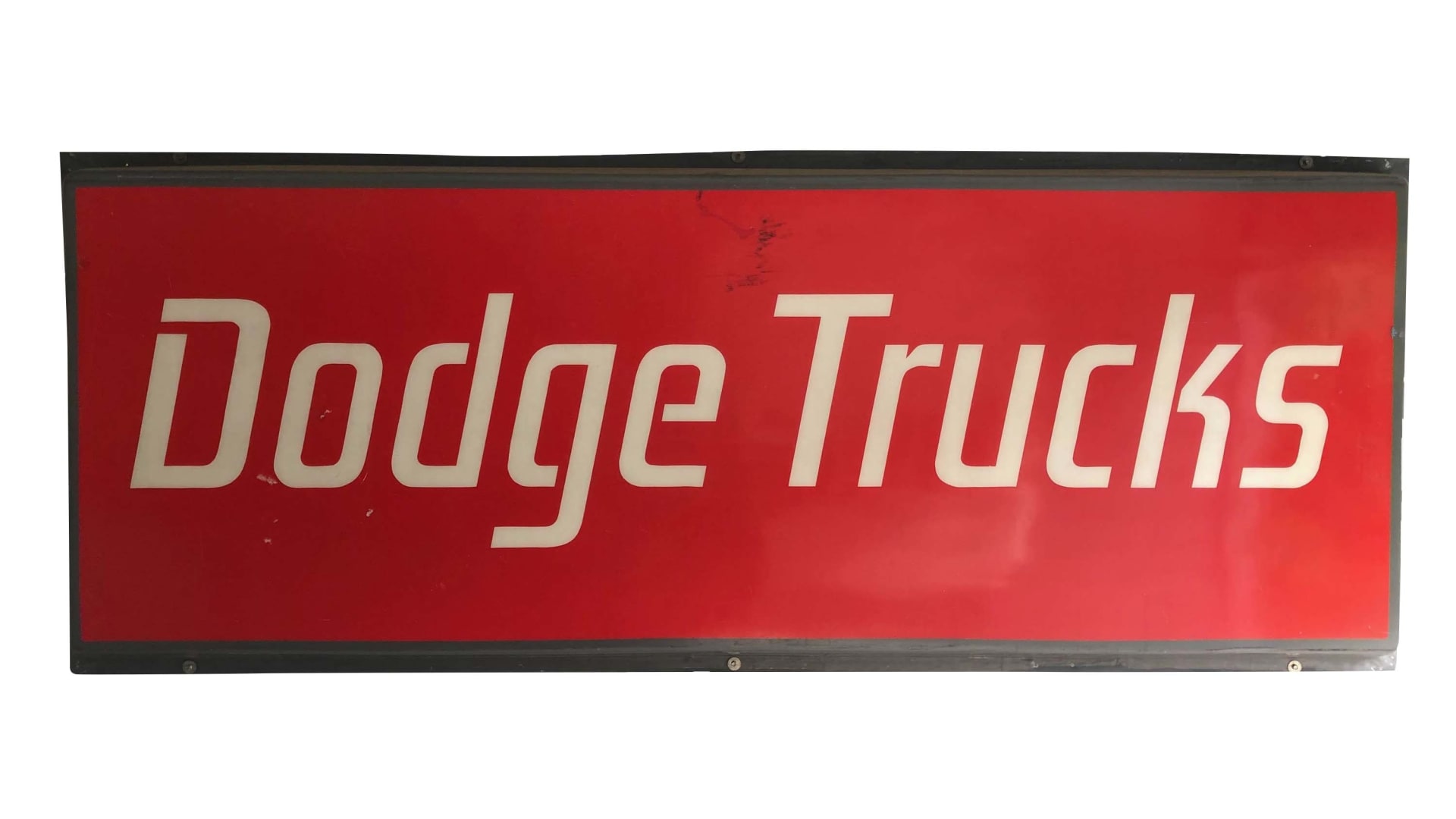 1970s Dodge Dealer Dodge Truck Sign 146x57x7 at Kissimmee 2020 as M293 ...