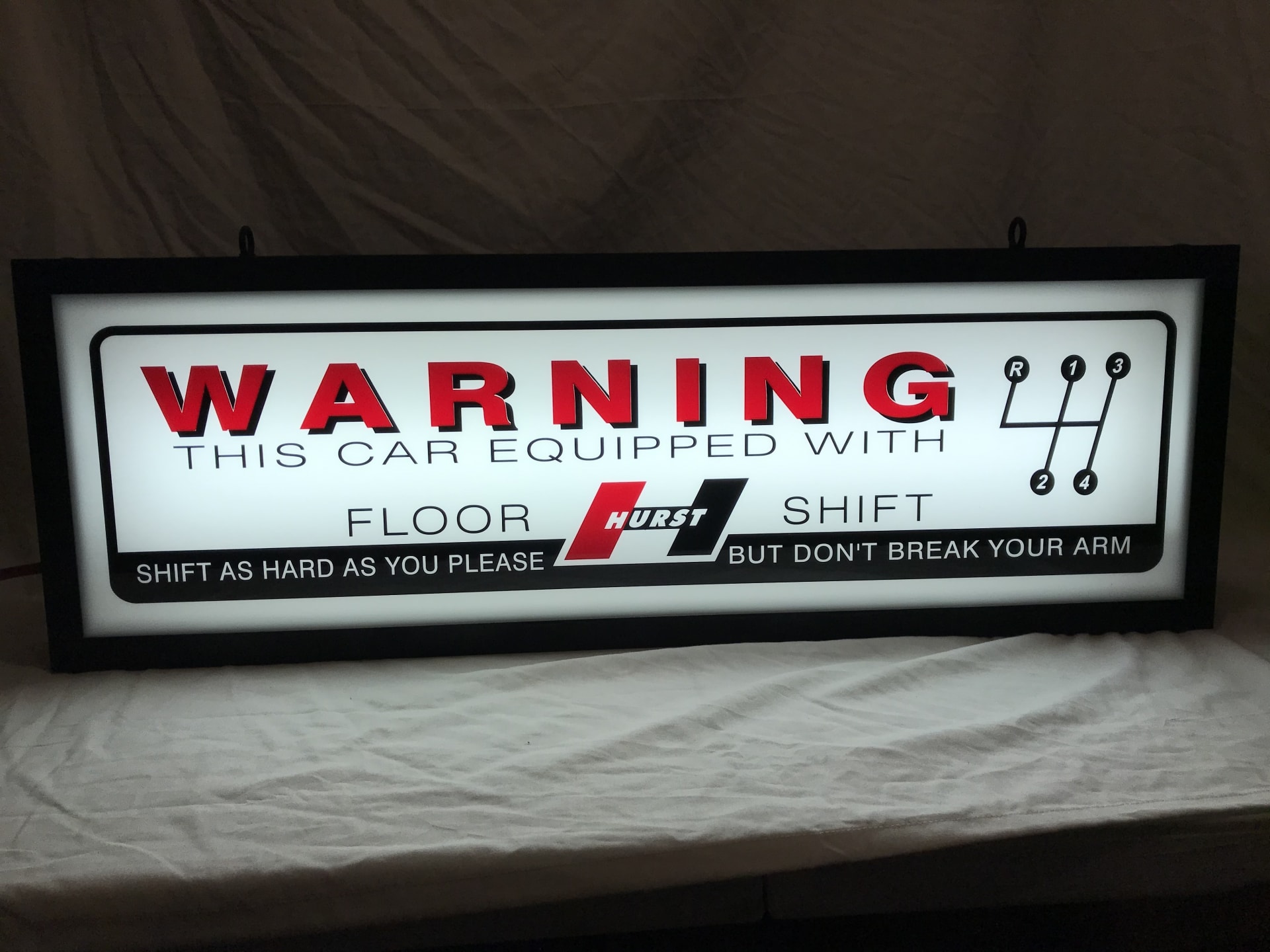 Hurst Shifter Single-Sided Lit Sign 36x12x4 at Kissimmee 2020 as M564 ...