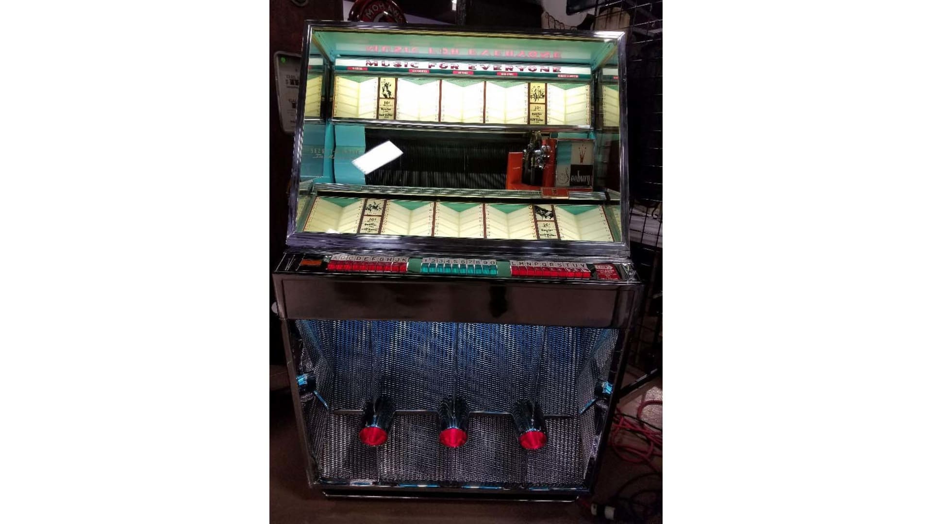 1958 Seeburg Model 201 200 Selction Jukebox 57x35x28 at Kissimmee 2020 ...