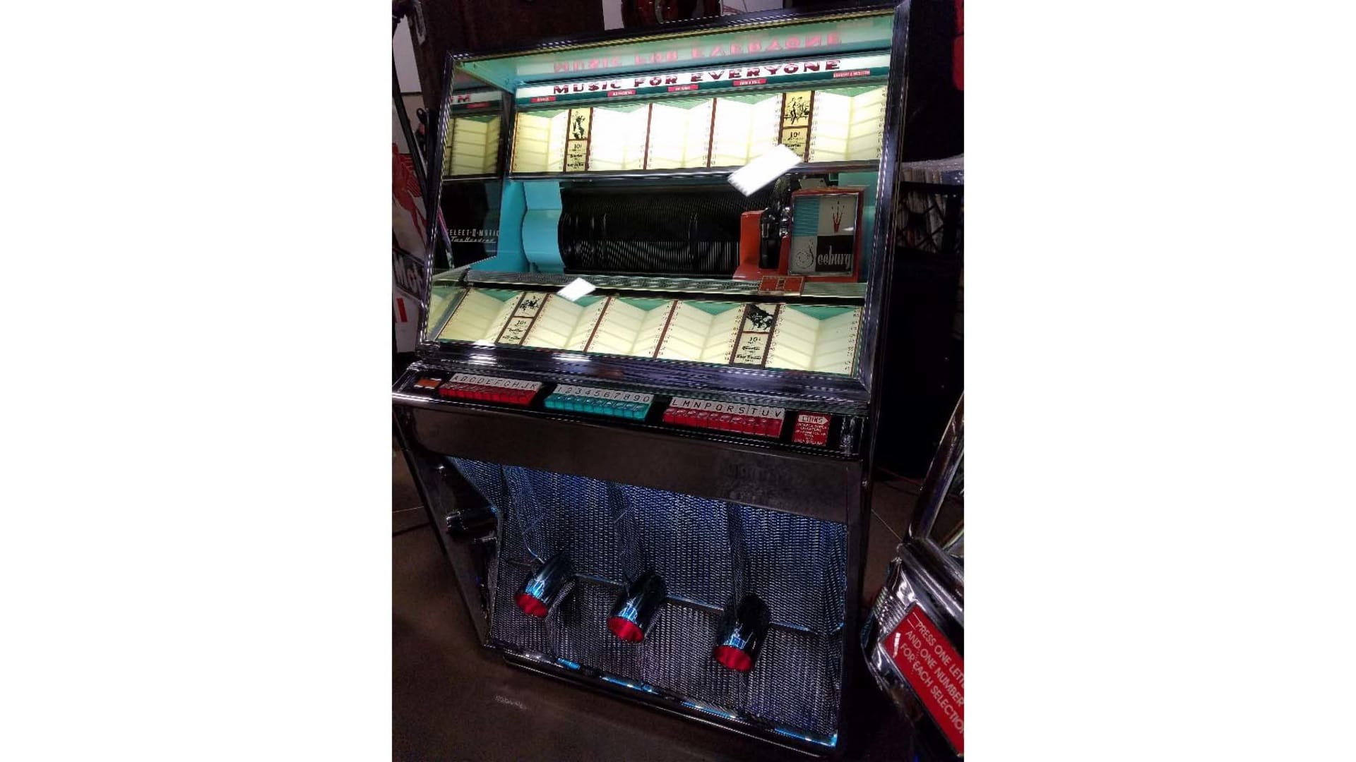 1958 Seeburg Model 201 200 Selction Jukebox 57x35x28 at Kissimmee 2020 ...