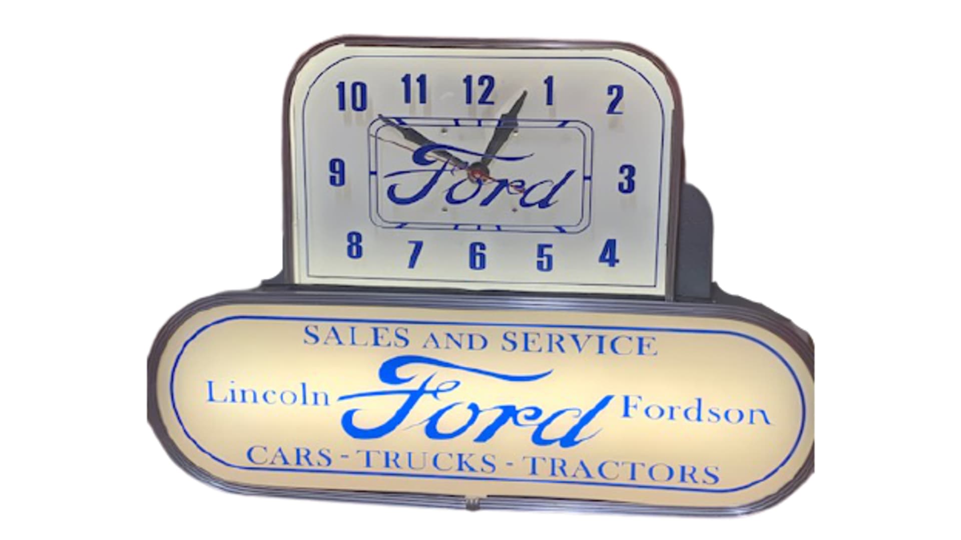 1950s Ford Dealership Clock at Kissimmee 2021 as M30.1 - Mecum Auctions