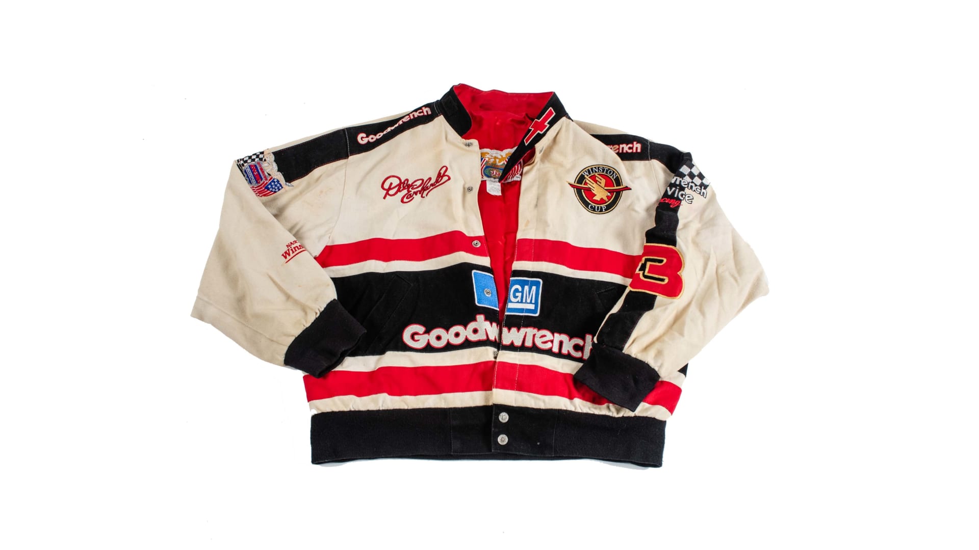 Dale Earnhardt Sr. Autographed GM Goodwrench Jacket with COA at ...