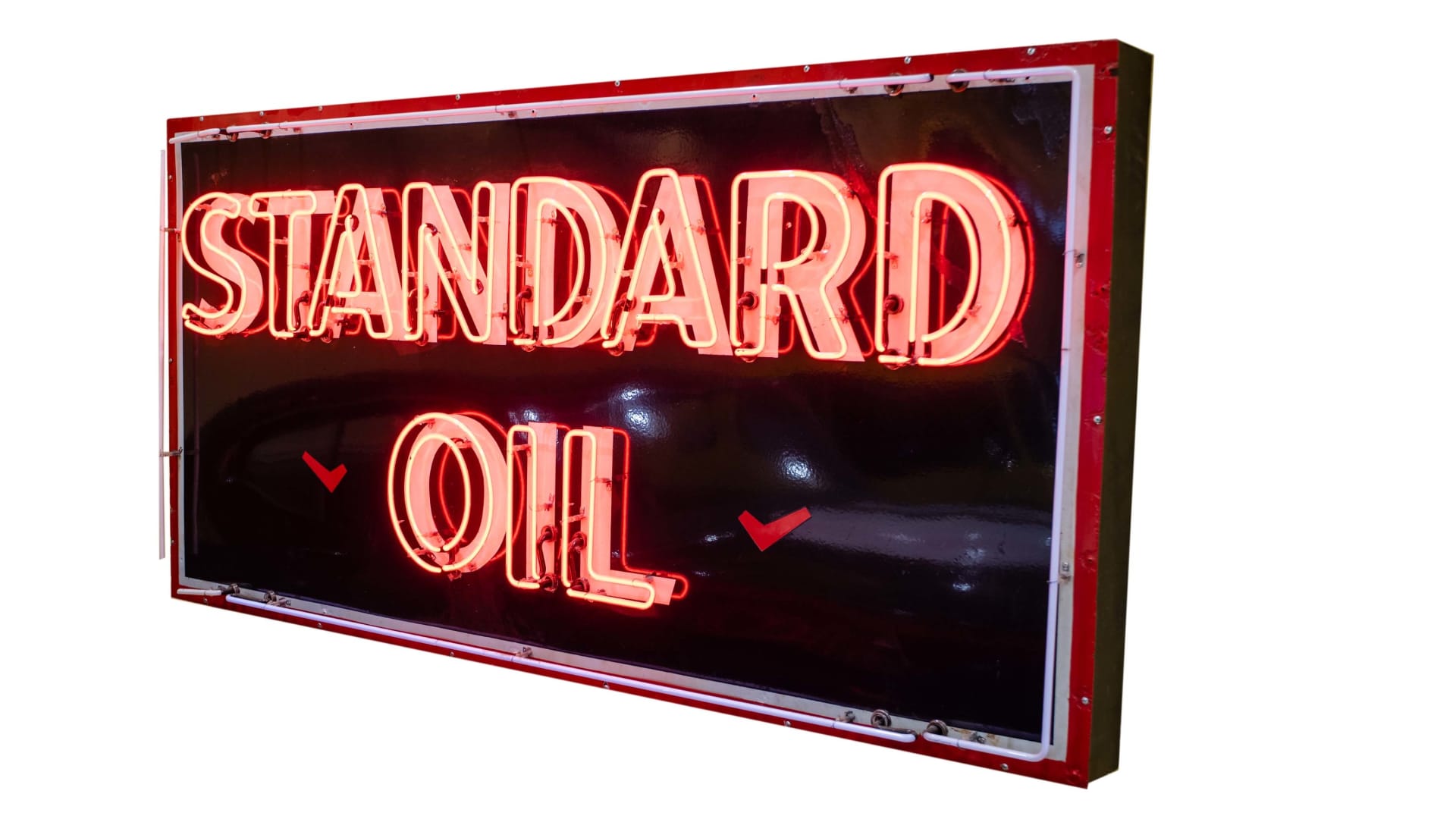 Standard Oil Single-Sided Porcelain Neon Sign at Kissimmee 2022 as M268 ...