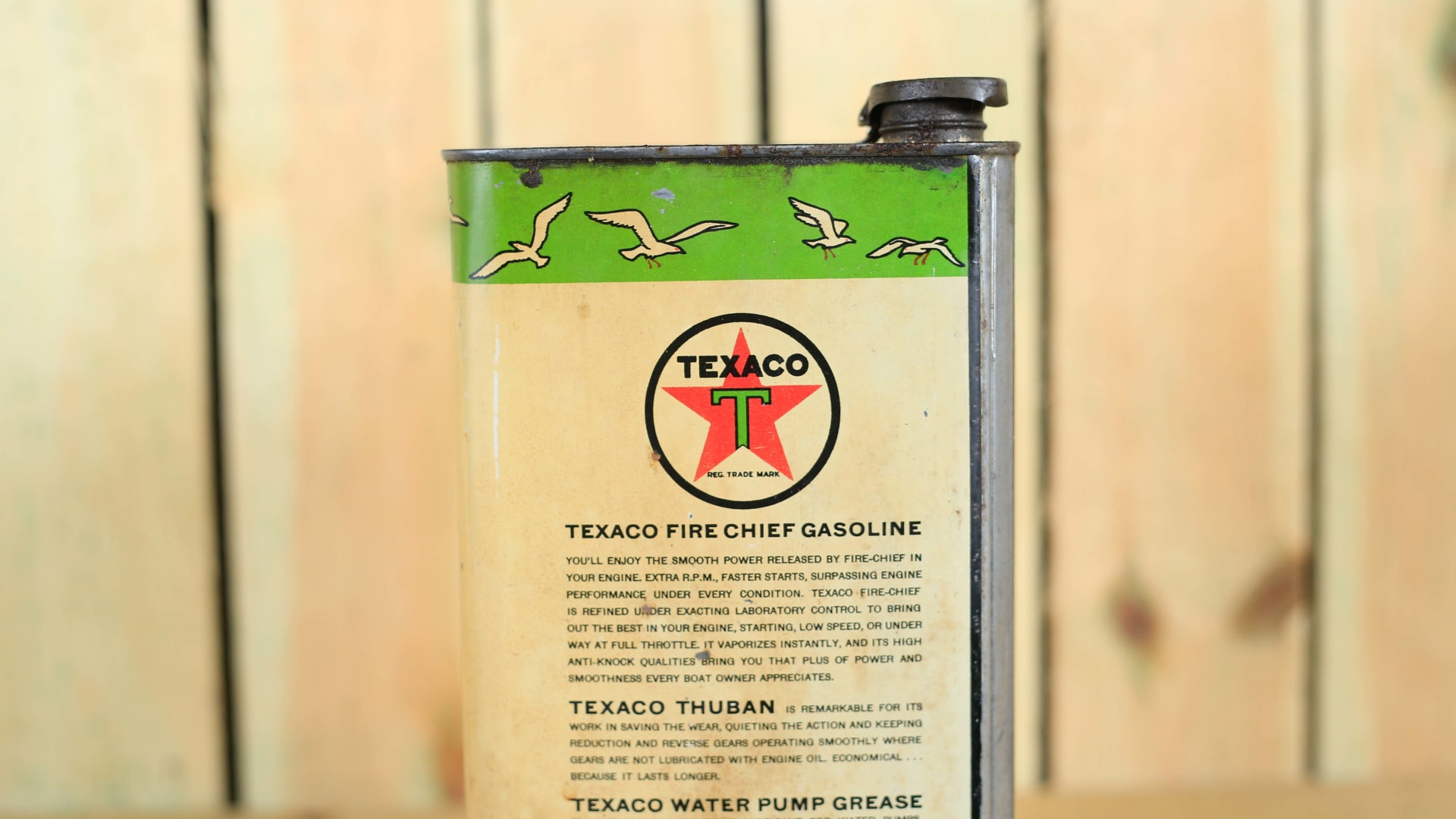 Texaco Marine Motor Oil One-Gallon Can 5x10x5 at Kissimmee Road Art ...