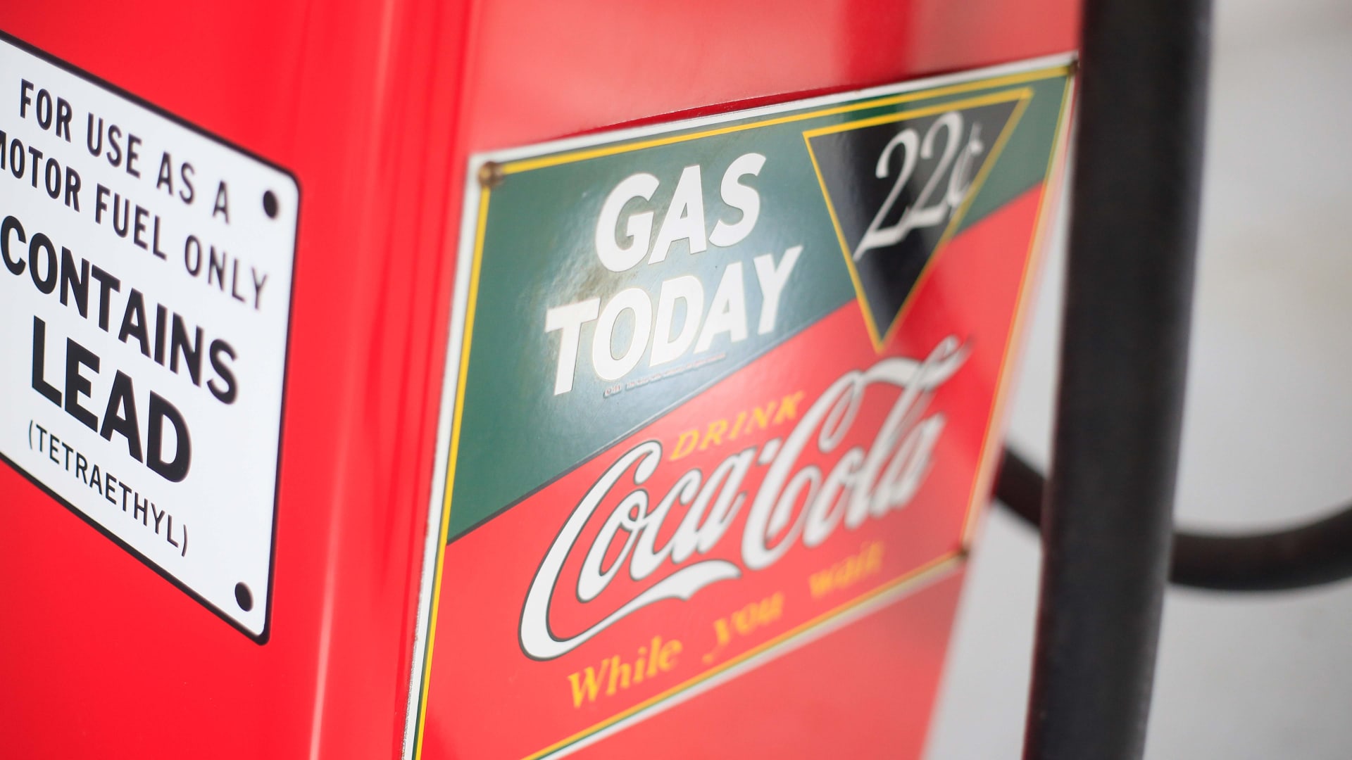 Coca-Cola Wayne Gas Pump 20x57x15 at Kissimmee Road Art 2019 as P48 ...