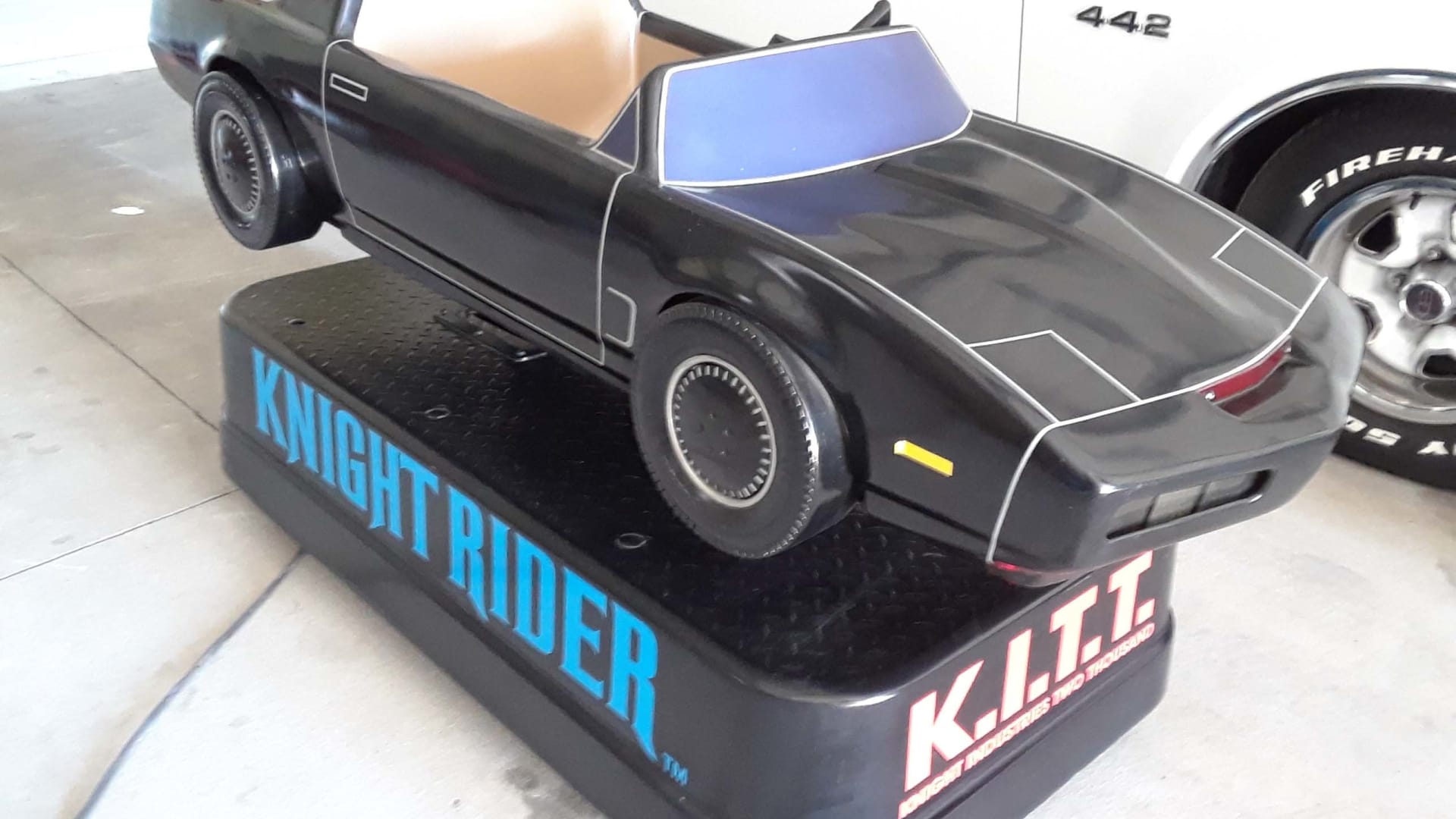 Knight Rider Kiddie Ride 65x24x30 at Kissimmee Road Art 2019 as M159 ...