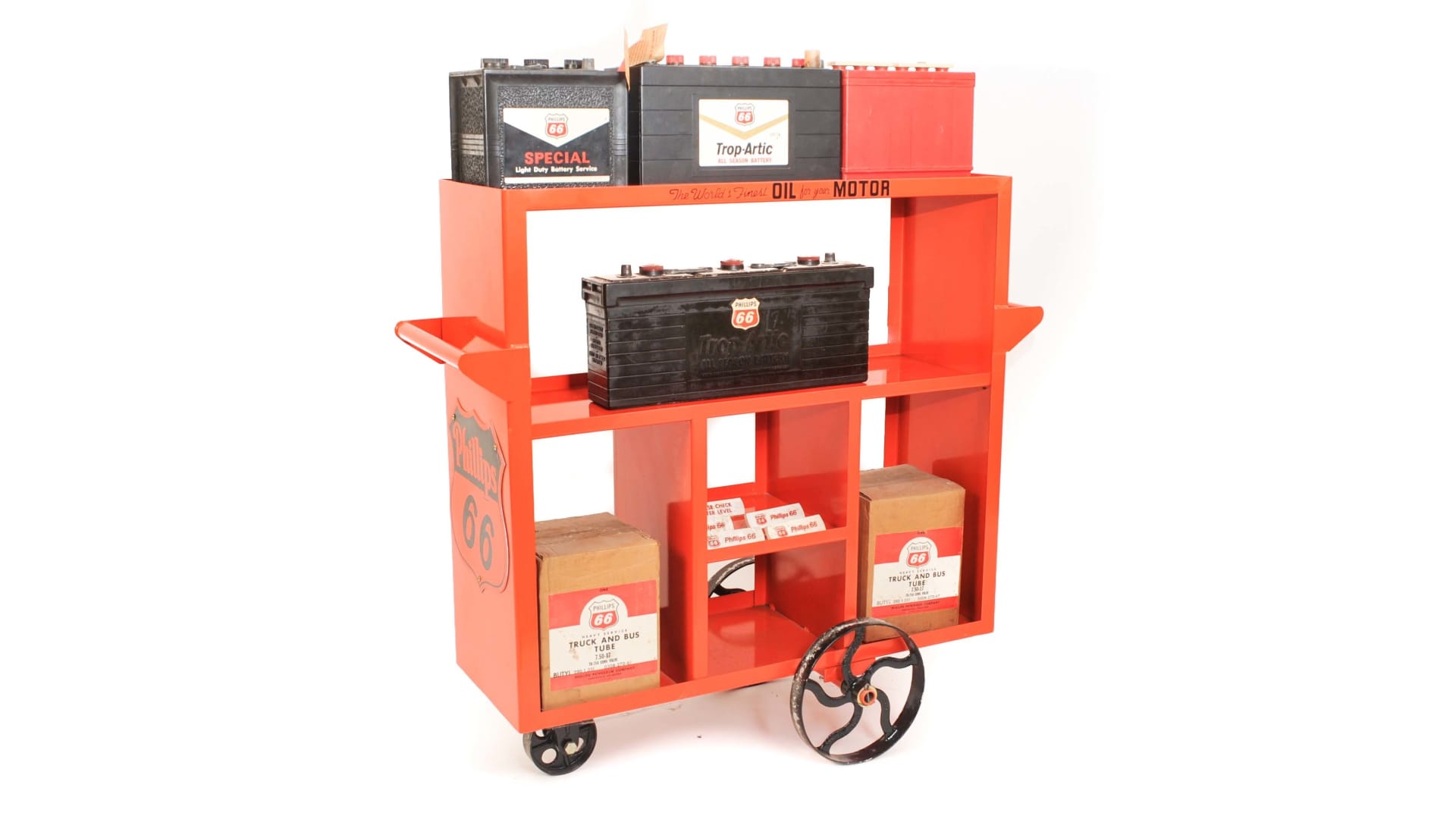 Phillilps 66 Battery Cart 47x41x13 at Kissimmee Road Art 2019 as H7 ...