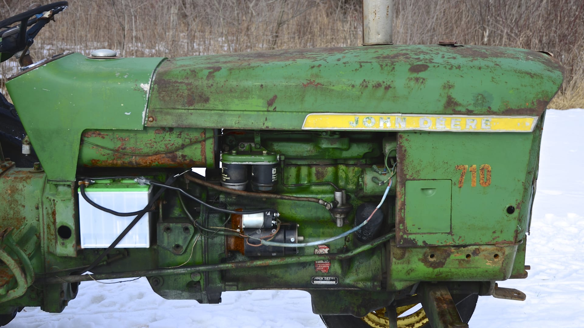 John Deere 710 at Gone Farmin' Tractor Spring Classic 2016 as F121 ...