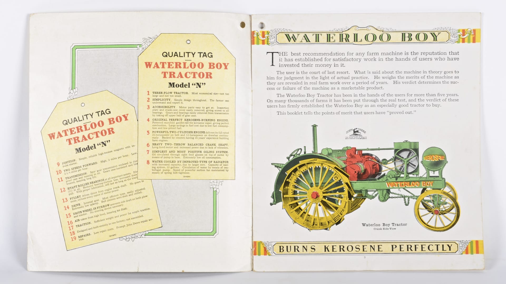 Waterloo Boy Tractor at Gone Farmin' Tractor Spring Classic 2016 as ...