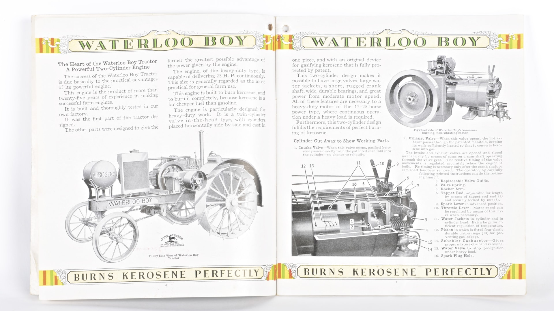 Waterloo Boy Tractor at Gone Farmin' Tractor Spring Classic 2016 as ...