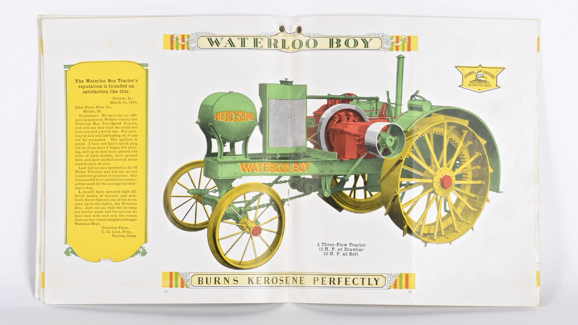 Waterloo Boy Tractor at Gone Farmin' Tractor Spring Classic 2016 as ...