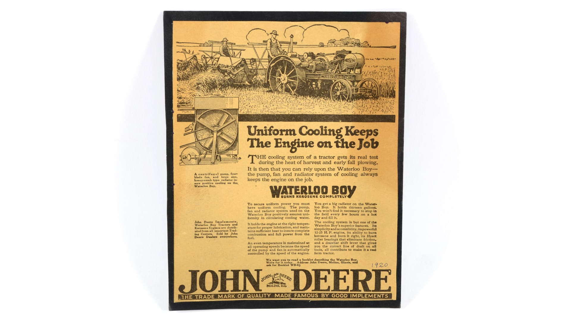 Waterloo Boy AD at Gone Farmin' Tractor Spring Classic 2016 as L159 ...