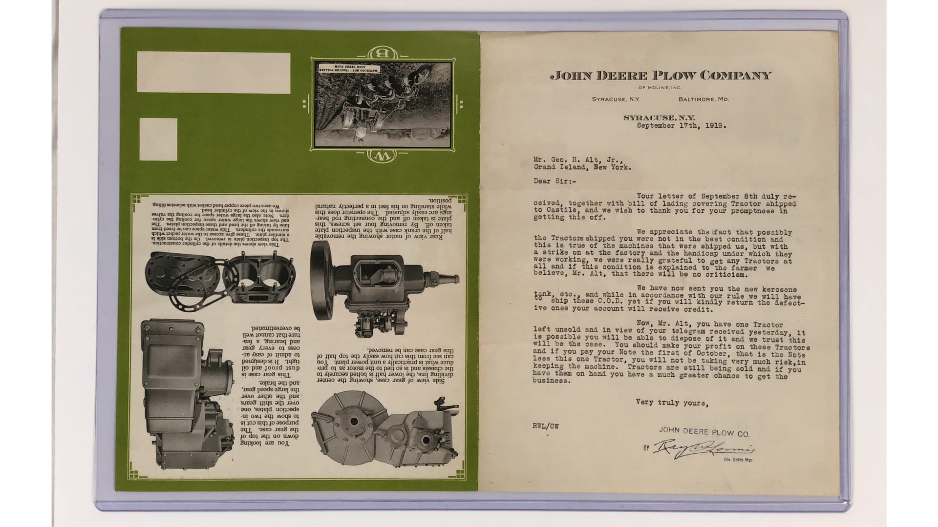 Waterloo Boy Fold-Out Advertisement 11 X 17 at Gone Farmin' Spring ...