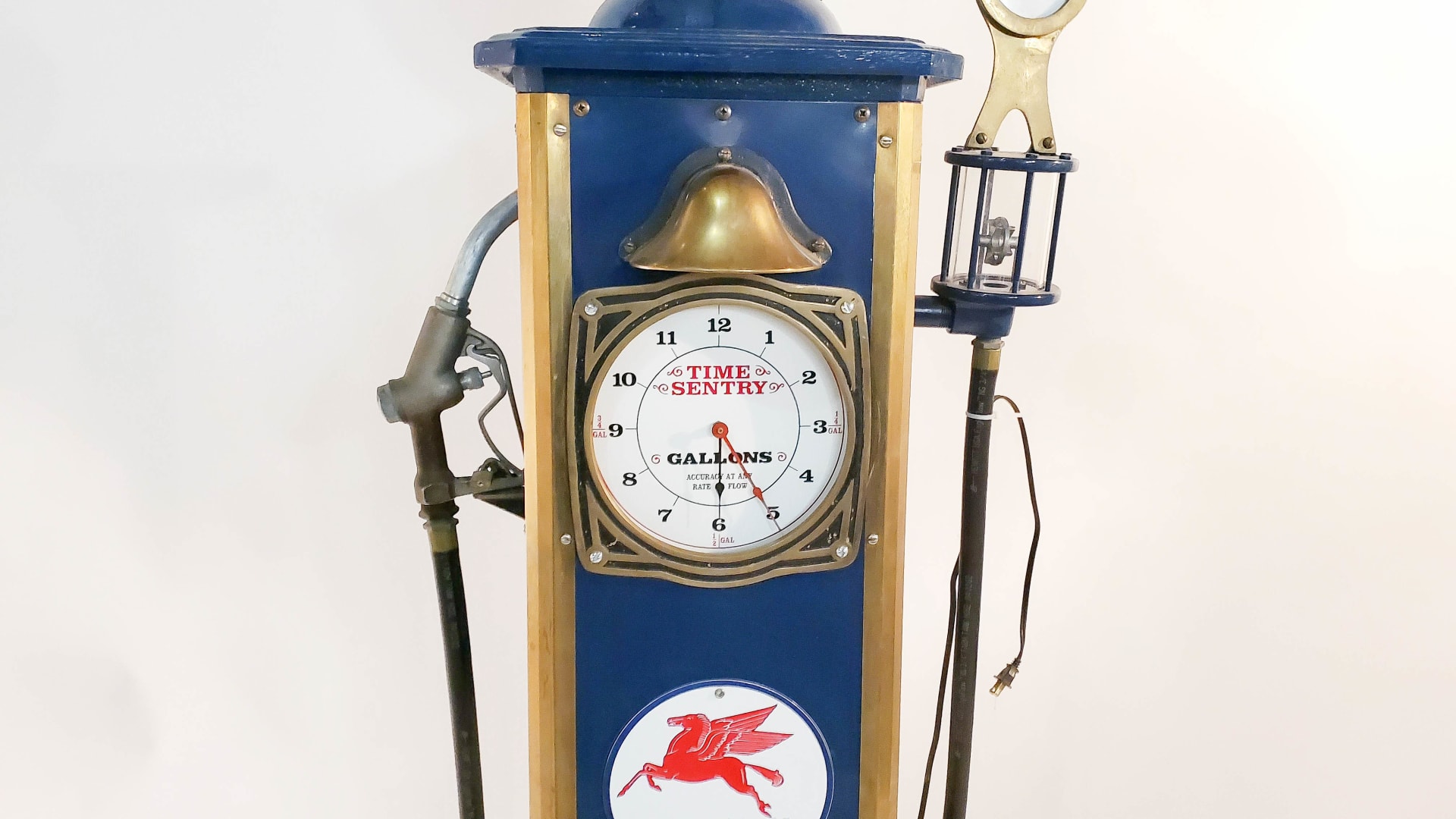 Mobilgas Clock Face Gas Pump 28x84x16 at Davenport 2020 as T50 - Mecum ...