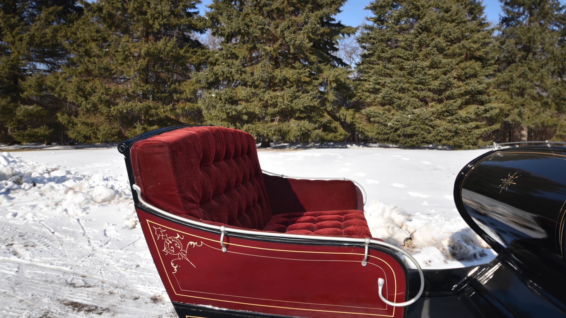 Portland Cutter Black And Red Sleigh at Davenport 2020 as F181 - Mecum ...