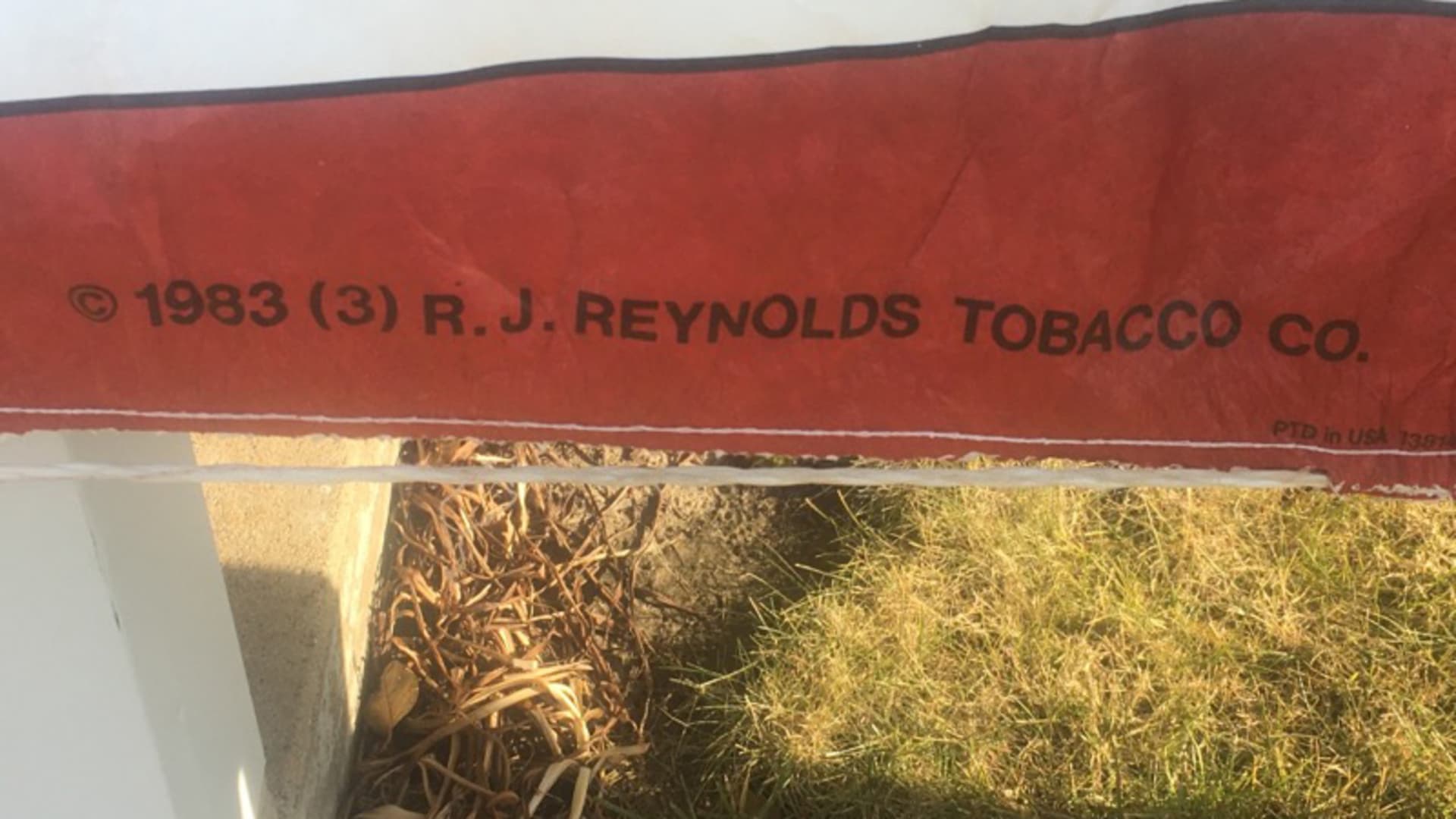 1983 Winston Racing Series Banner 144x36 at Davenport 2020 as M206 ...