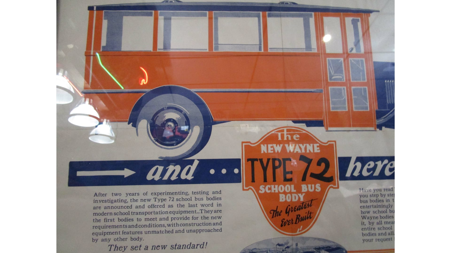 1920s Wayne School Bus Dealer Framed Print at Gone Farmin' Spring ...