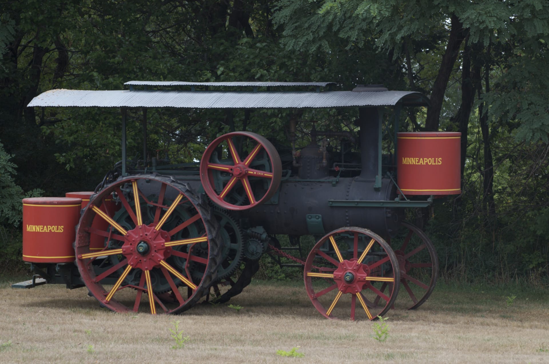 1917 Minneapolis Steam Traction Engine at Gone Farmin' Fall 2012 as S98 ...
