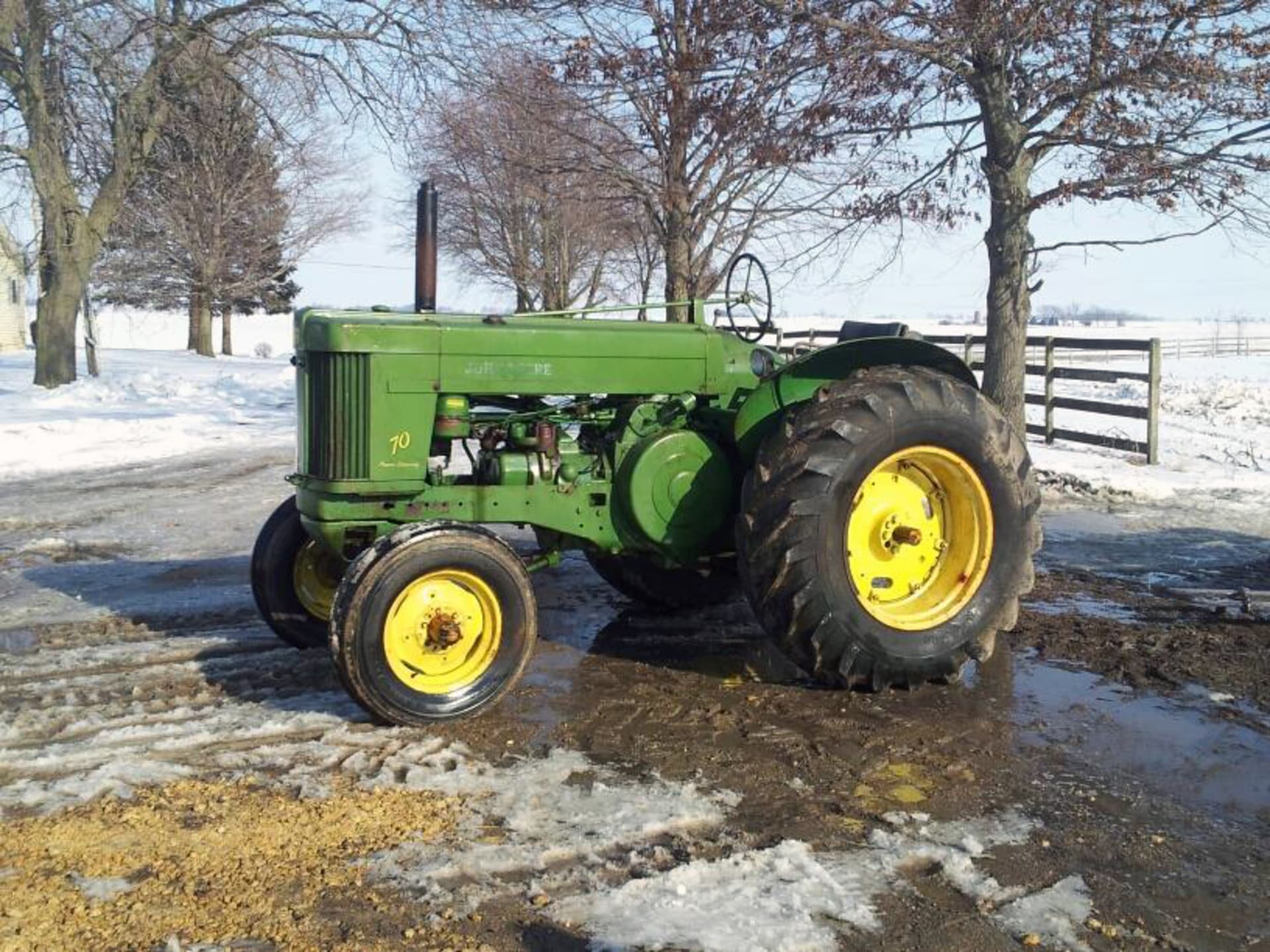 1956 John Deere 70 Standard at Gone Farmin' Iowa Spring 2013 as F12 ...