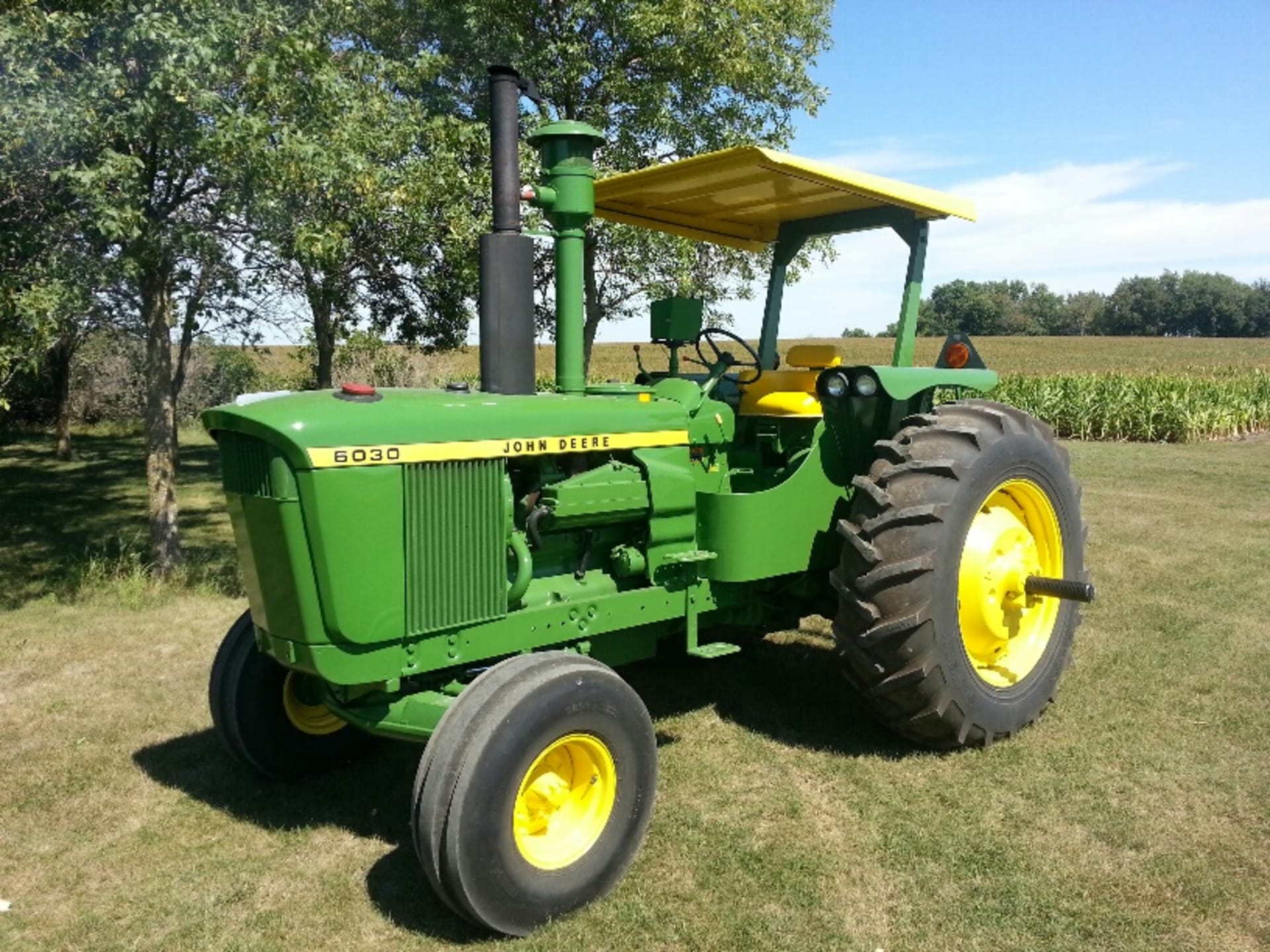 1972 John Deere 6030 Open Station at Gone Farmin' Iowa 2013 as S21 ...