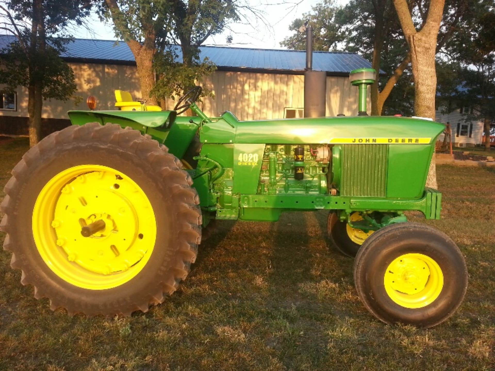 1970 John Deere 4020 Diesel Powershift at Gone Farmin' Iowa 2013 as S85 ...