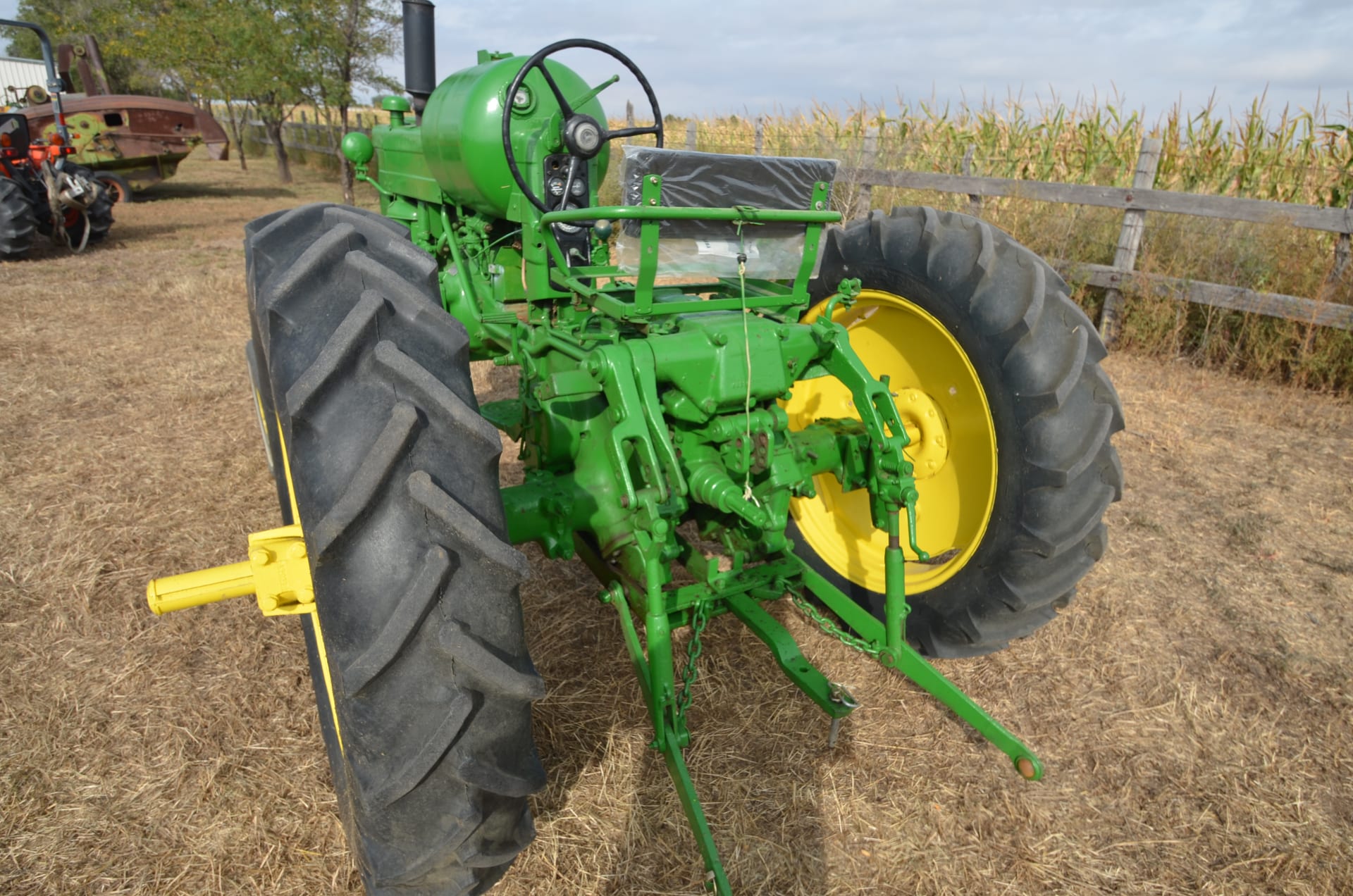 1957 John Deere 420T LP at Gone Farmin' Iowa Premier 2015 as S207 ...