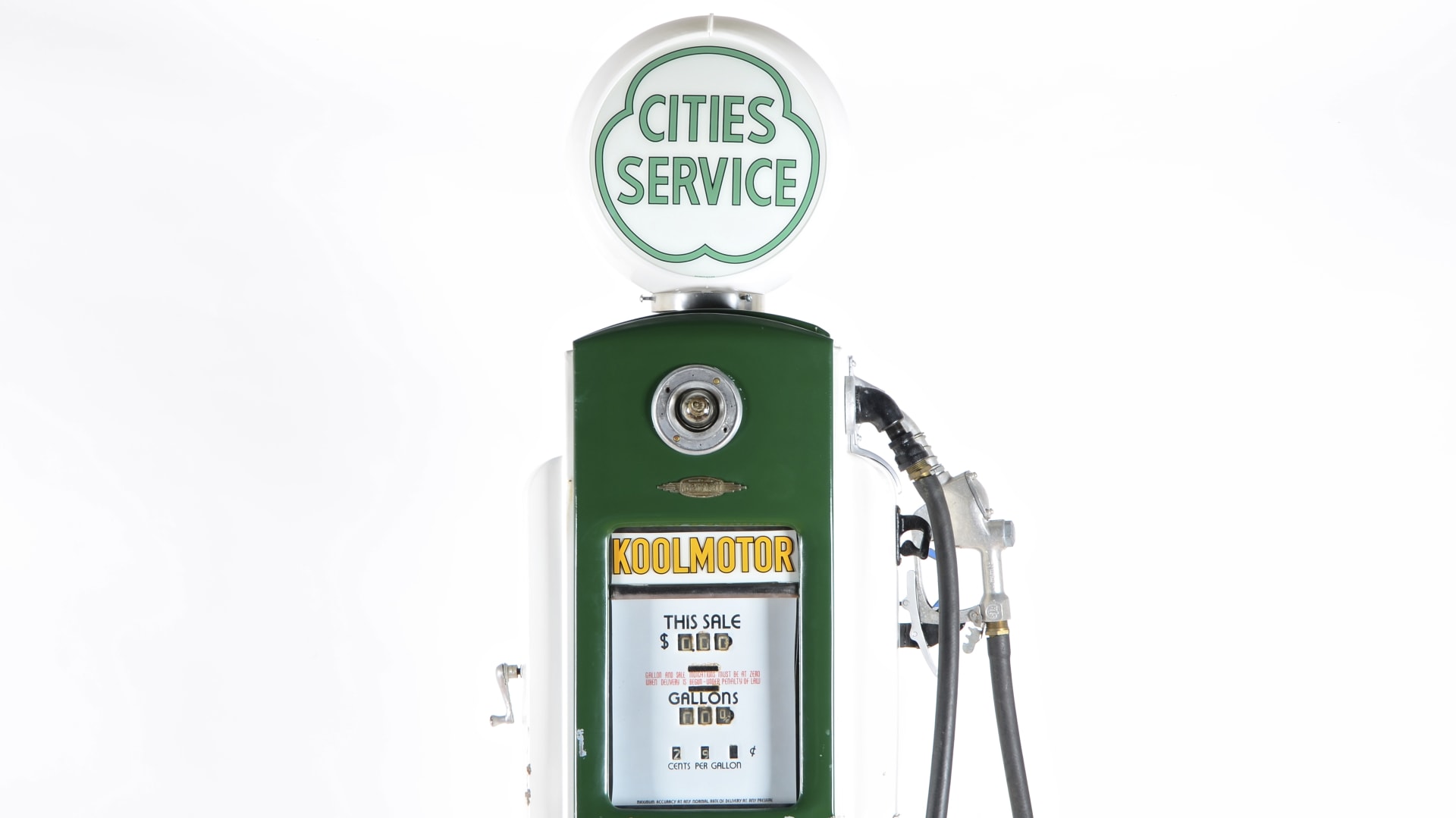 Cities Service Kool Motor Gas Pump 29x92x18 at Charles Schneider ...