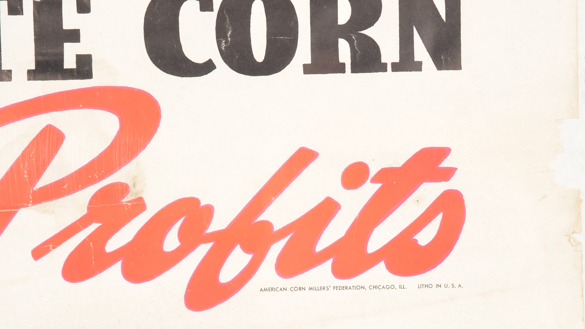 Grow White Corn Poster at Gone Farmin' Iowa Premier 2017 asM89 - Mecum ...