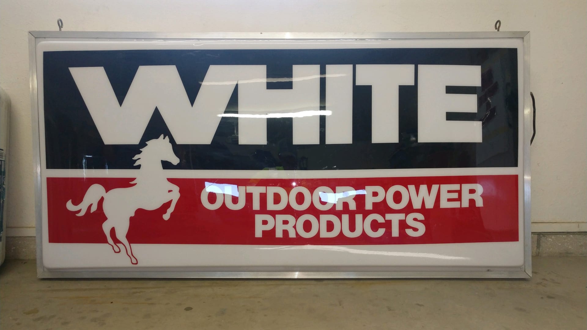 White Outdoor Power Products Double Sided-Lighted Sign 73x36 at Gone ...