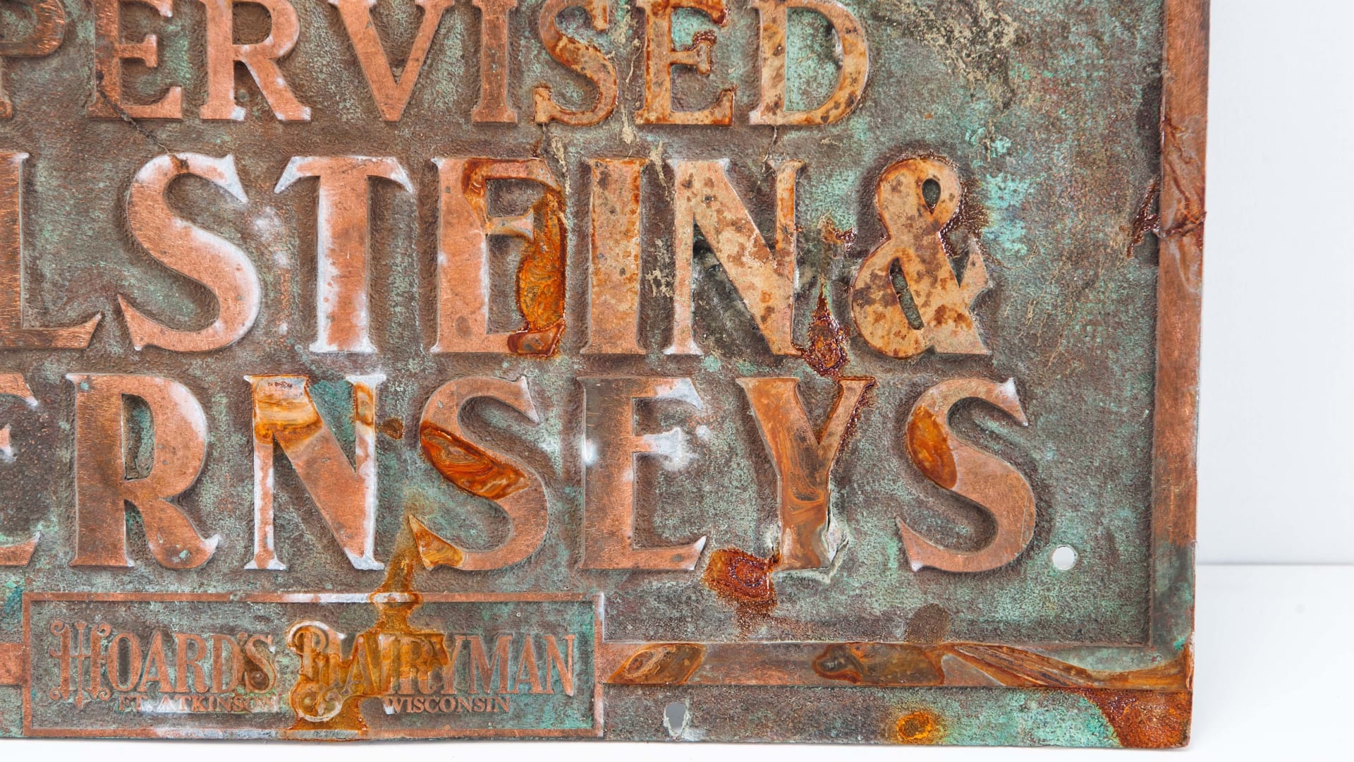 Hoards Dairyman Single-Sided Sign 18x10 at Gone Farmin' Fall Premier ...