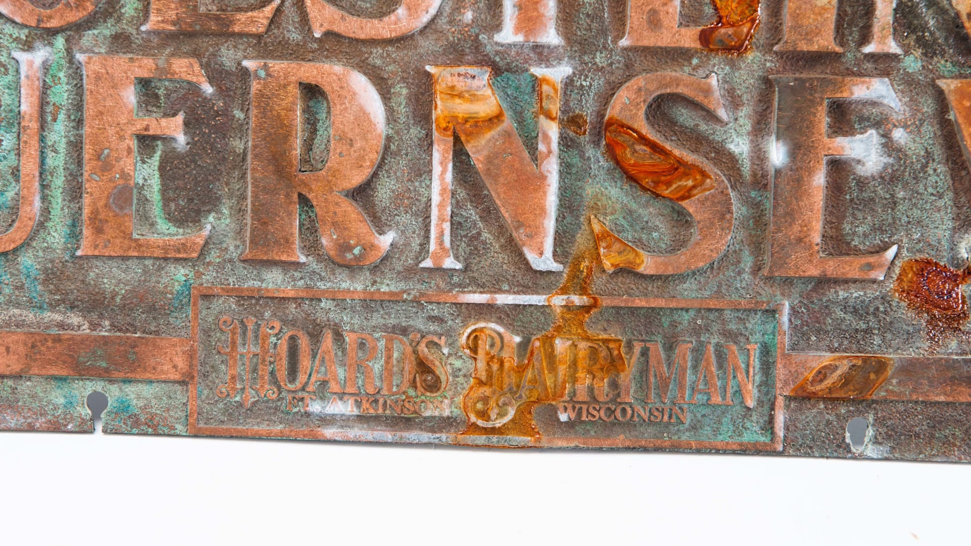 Hoards Dairyman Single-Sided Sign 18x10 at Gone Farmin' Fall Premier ...