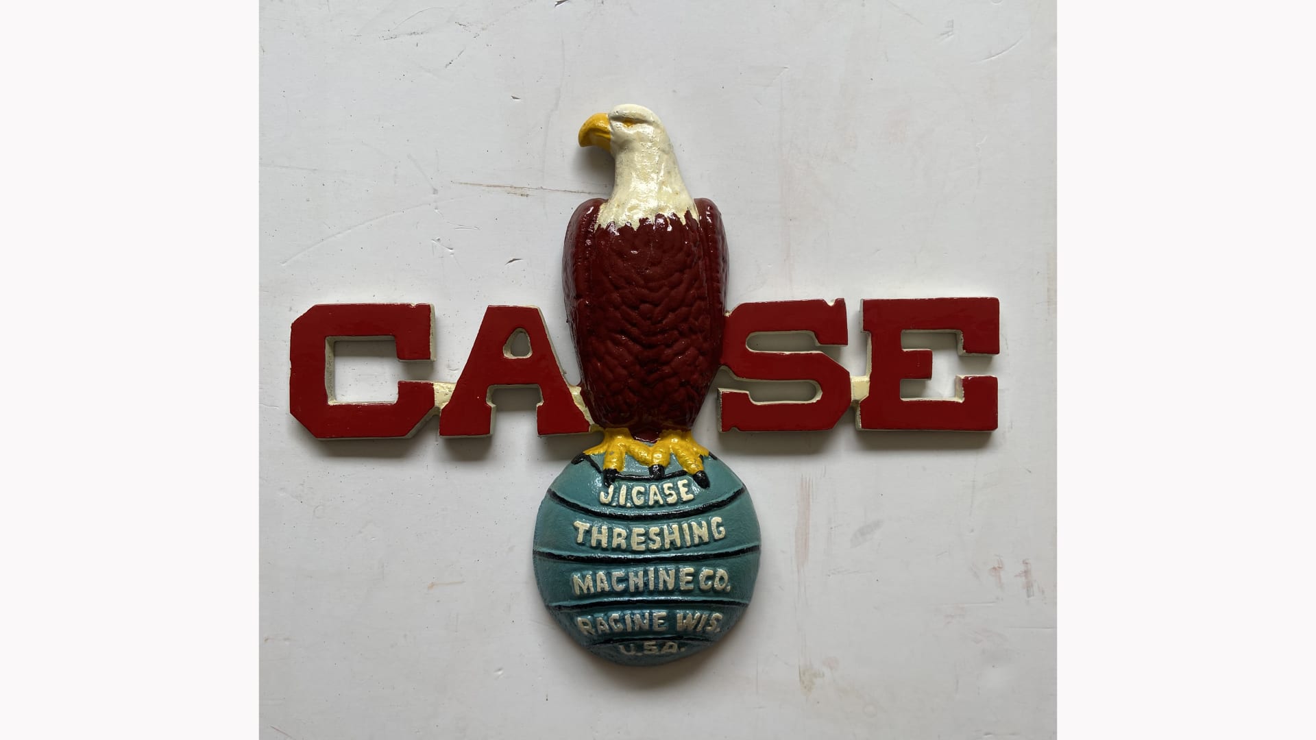 1970 J.I. Case Cast Aluminum Plaque 17.5x14x2 at Gone Farmin' Fall ...