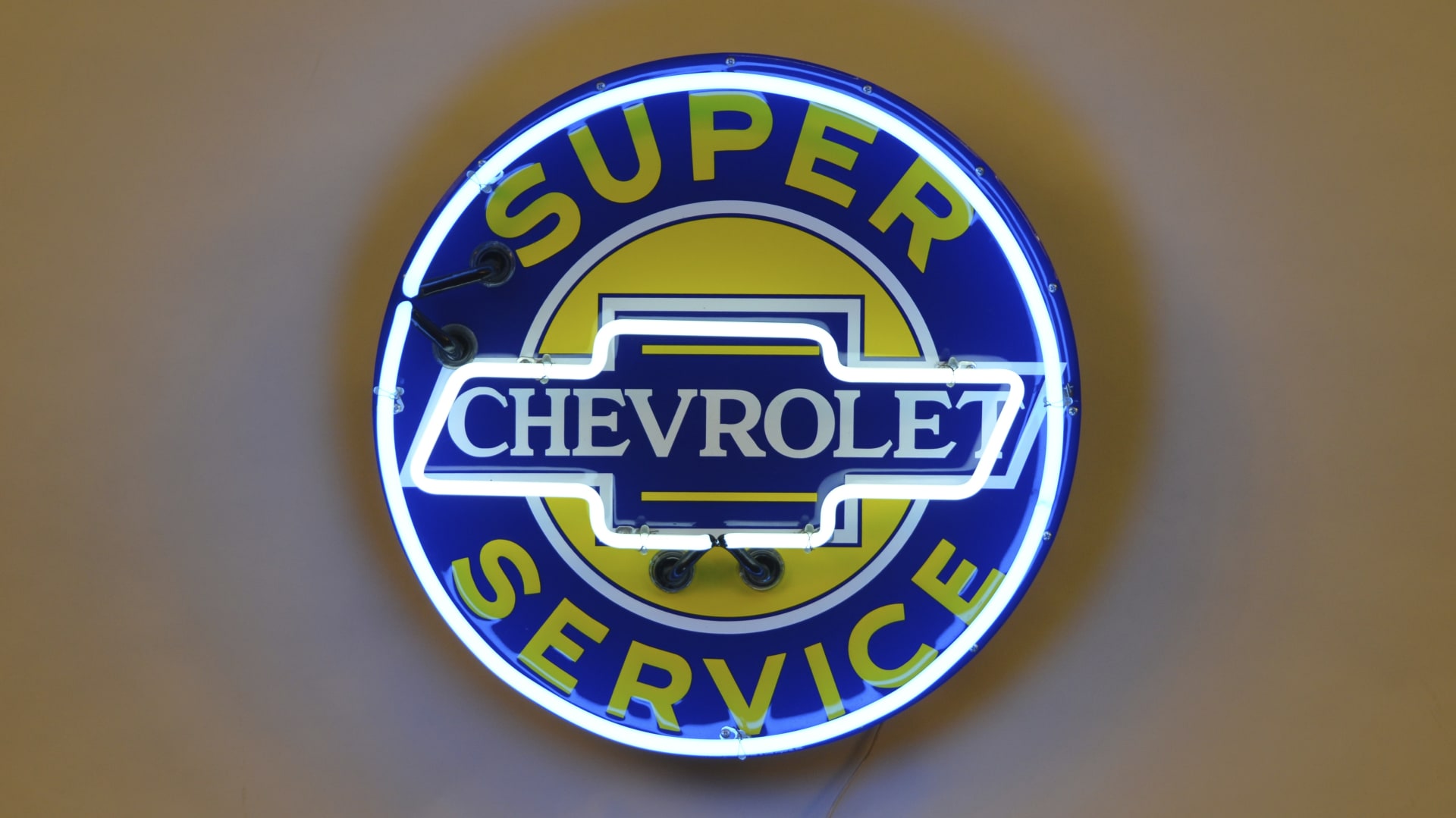 Chevrolet Super Service Sign SSTN Reproduction 23x23 at Houston 2016 as ...