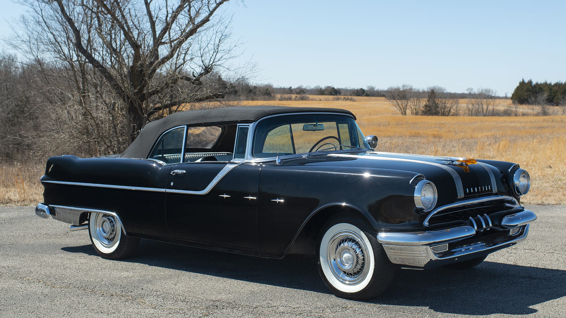 1955 Pontiac Star Chief Convertible at Houston 2022 as S82 - Mecum Auctions