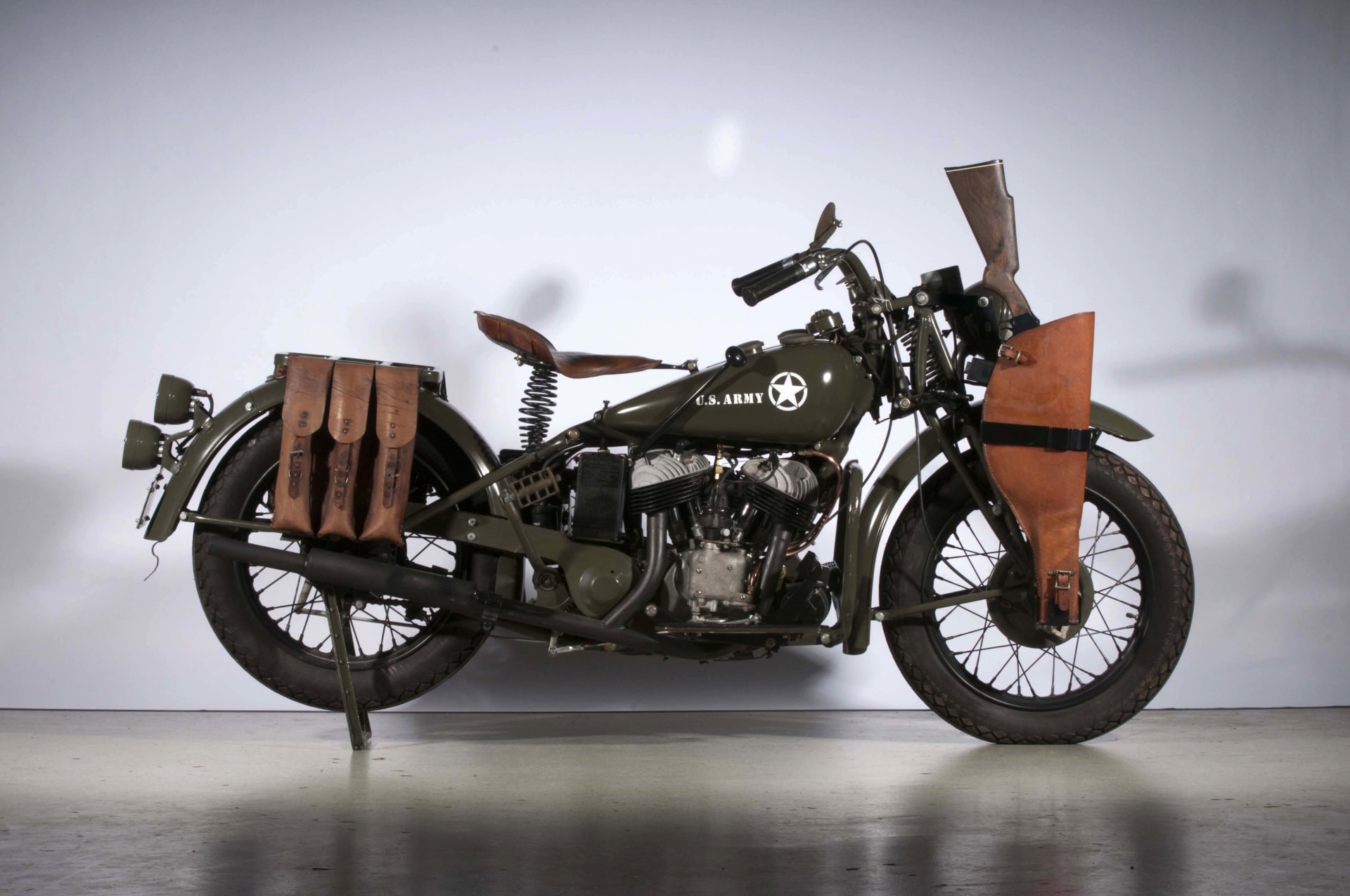 1942 Indian 741 Military at Houston Motorcycles 2014 as U45 - Mecum ...