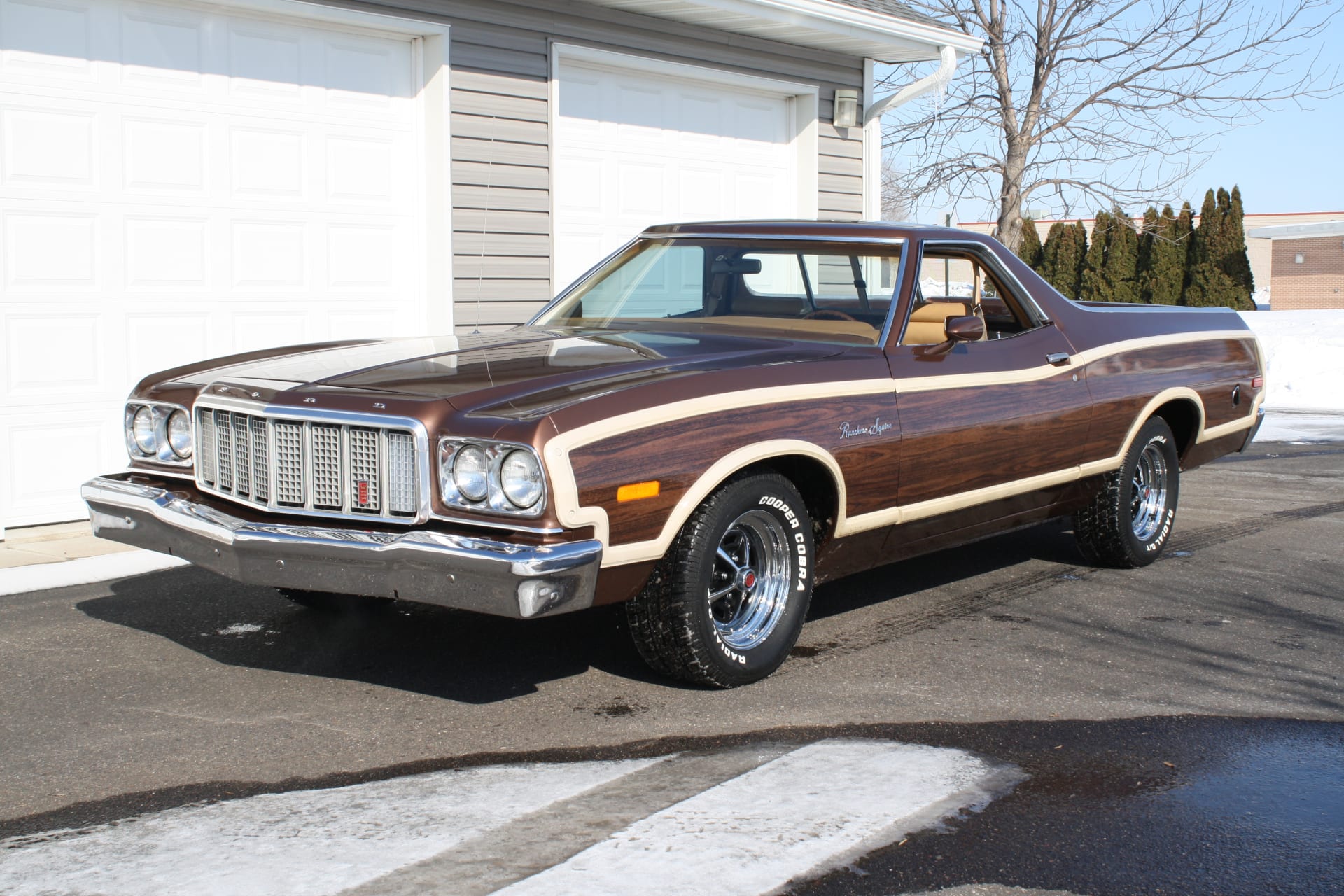 1974 Ford Ranchero Squire at Kansas City Spring 2014 as F174 - Mecum ...