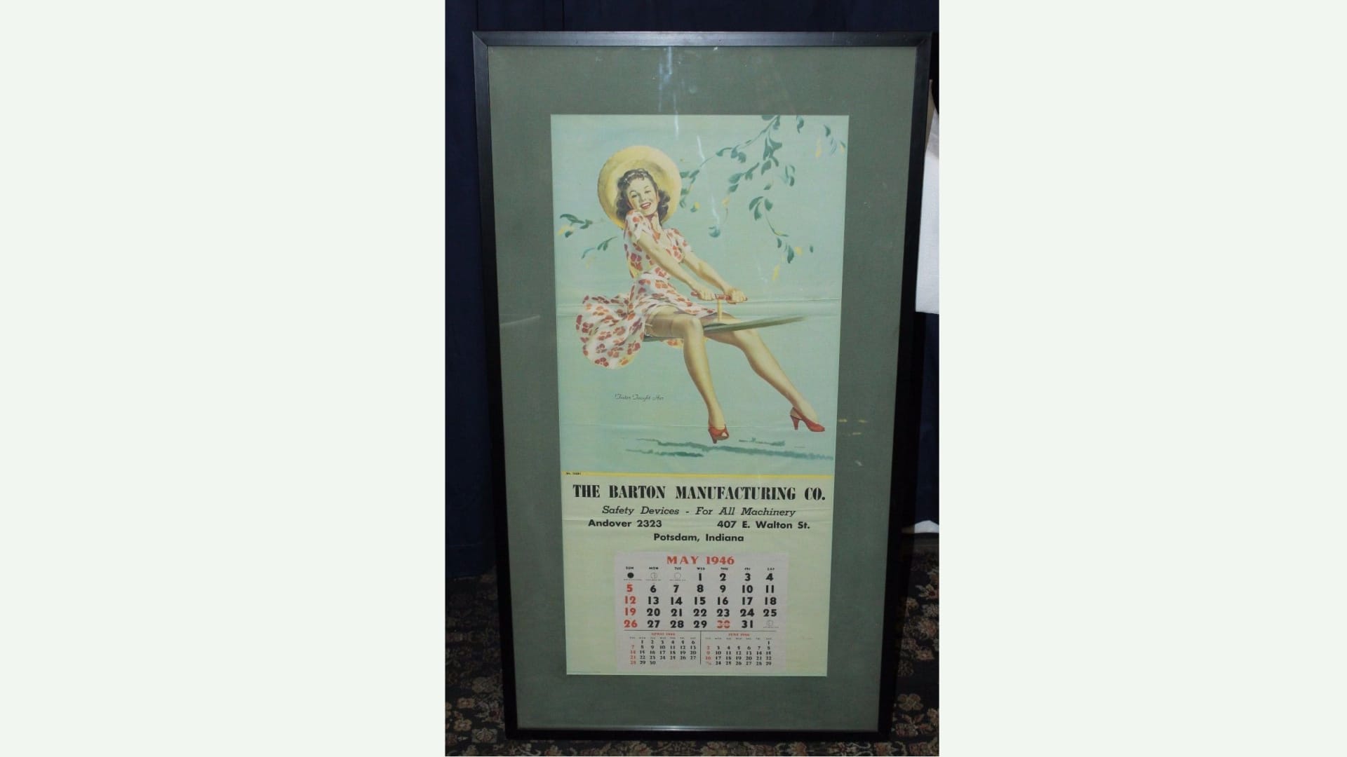 Teeter Taught Her 1946 Print Reproduction at Los Angeles 2017 asK19 ...