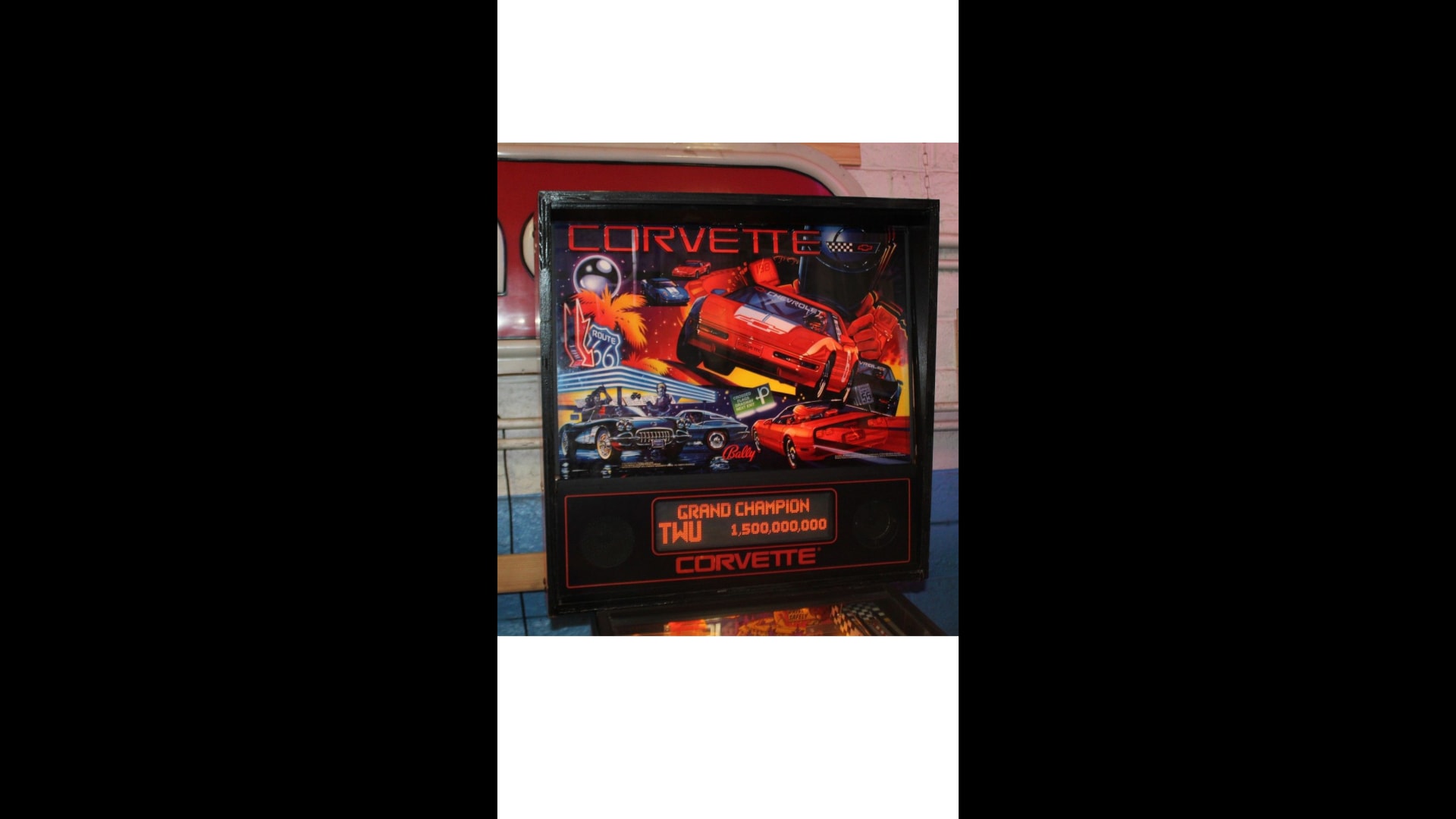 Corvette Pinball Machine 77x56x29 at Los Angeles 2018 as K14 - Mecum ...