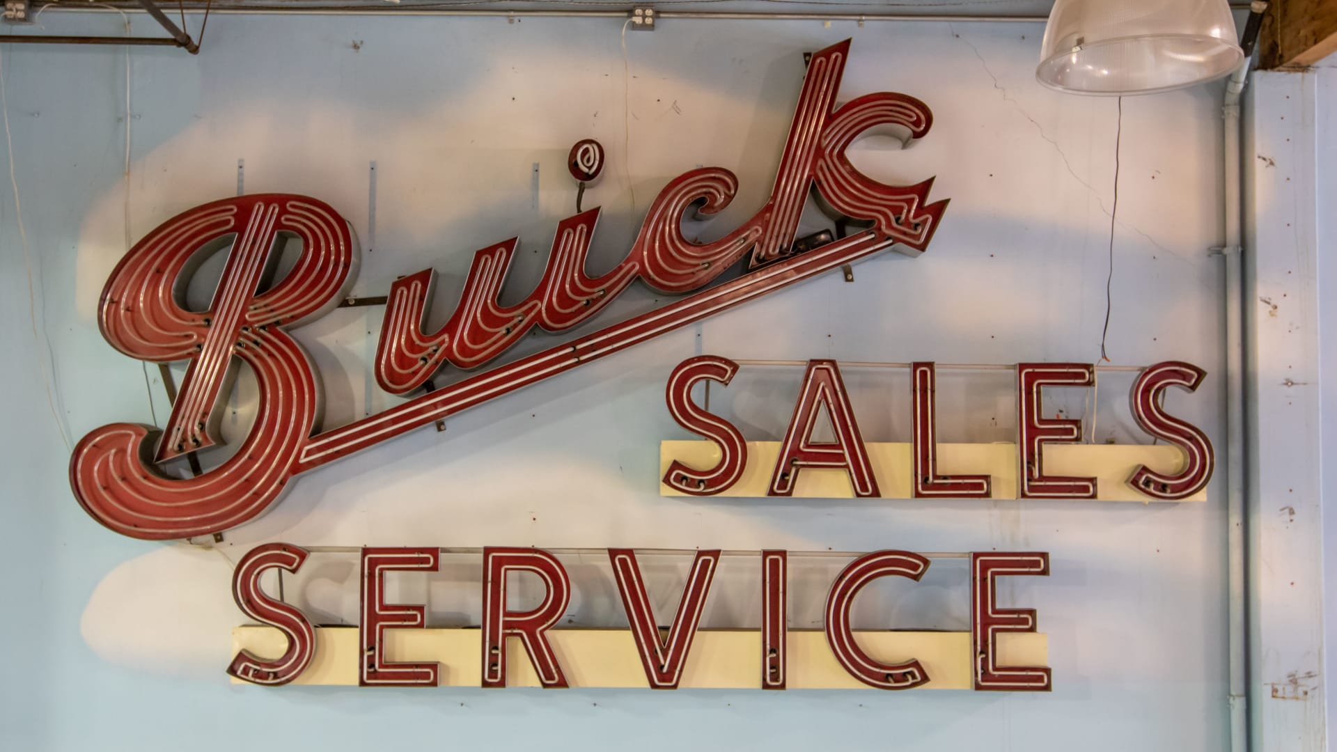 Buick Sales And Service Tin Channel Letters Neon Sign 24x36x12 at Las ...