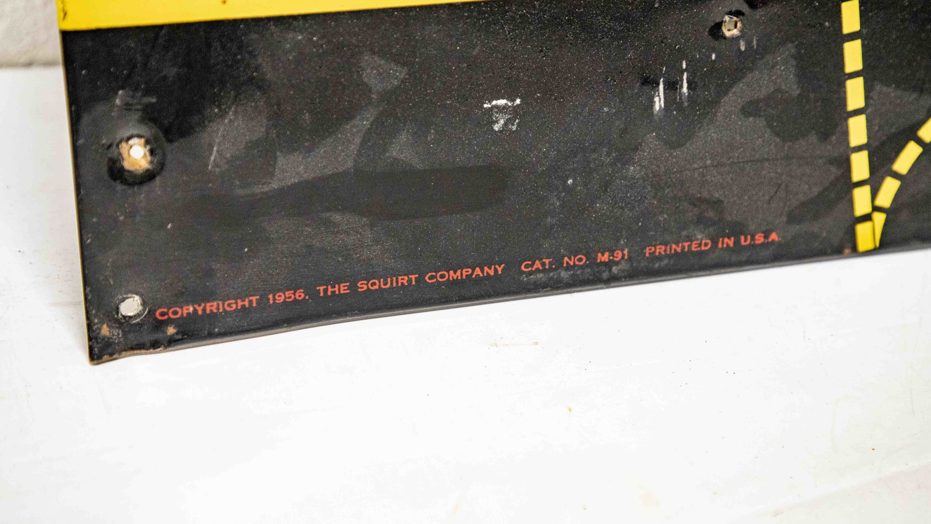 1950s Squirt Tin Tacker Sign, Single-Sided 28x28 at Las Vegas 2019 as ...